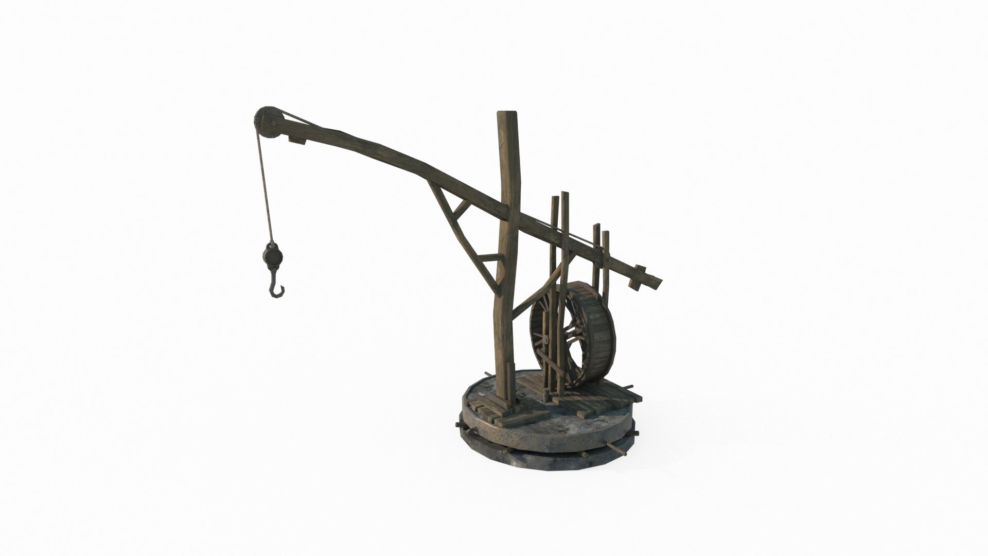 3D Ancient Lifting Equipment - TurboSquid 2320995