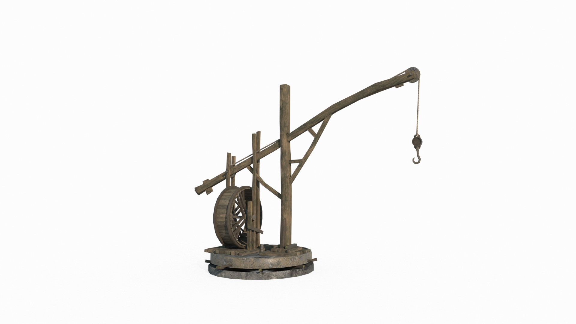 3D Ancient Lifting Equipment - TurboSquid 2320995
