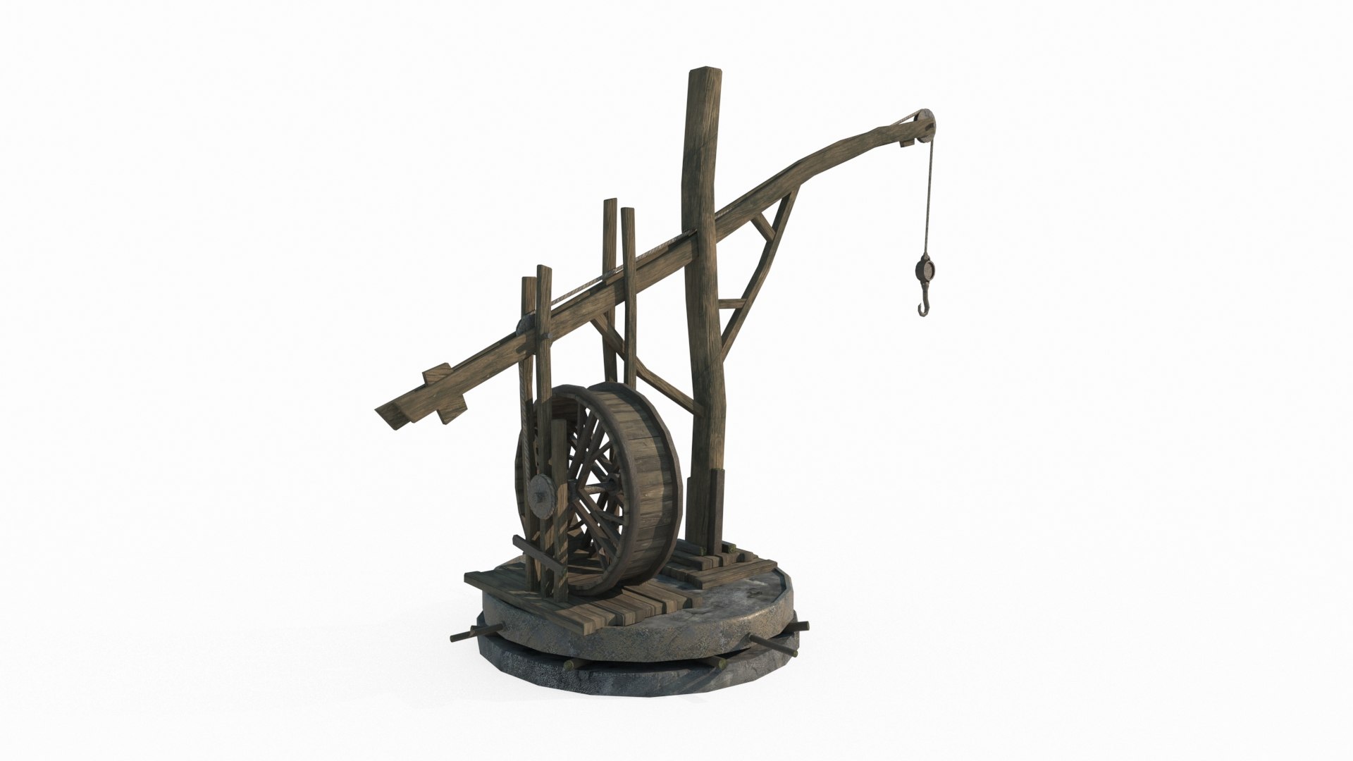 3D Ancient Lifting Equipment - TurboSquid 2320995