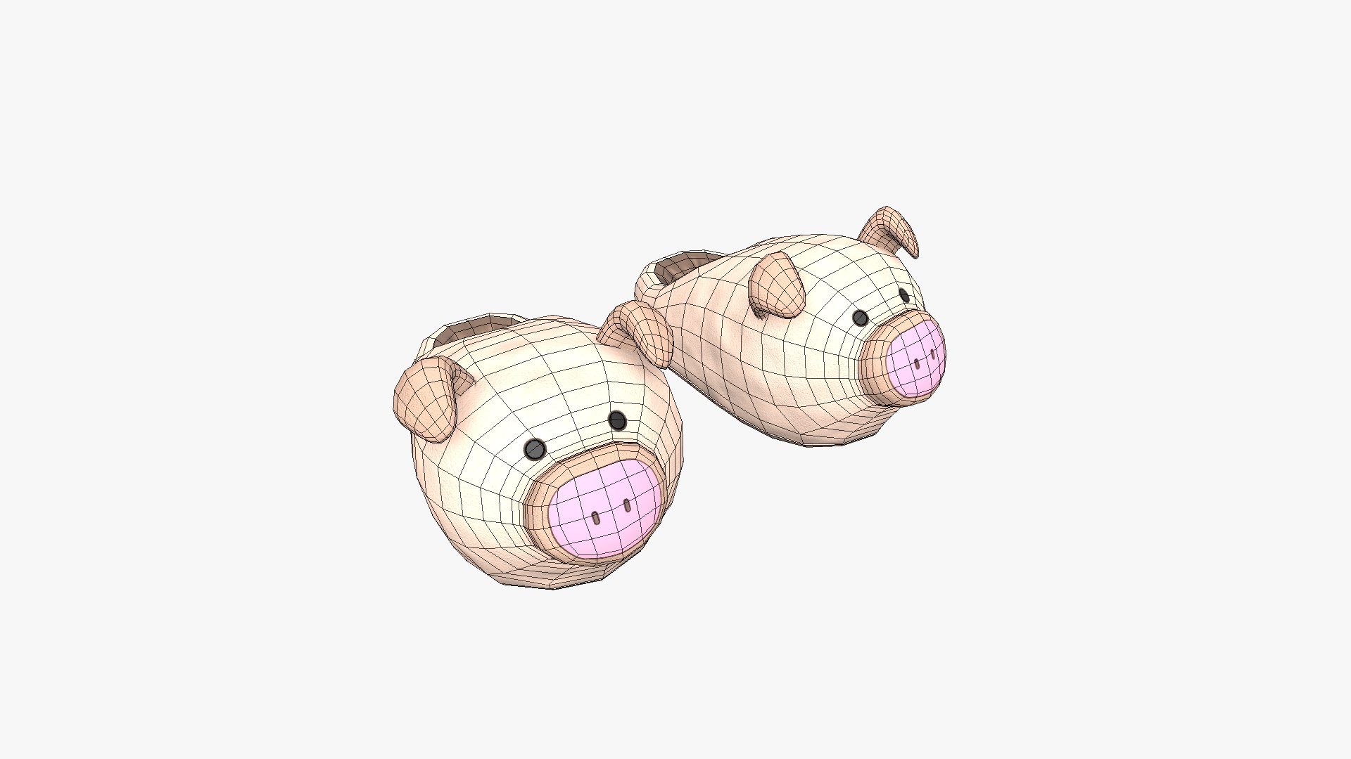 Slippers B02 Beige Pig - Costume Character Design 3D model - TurboSquid ...