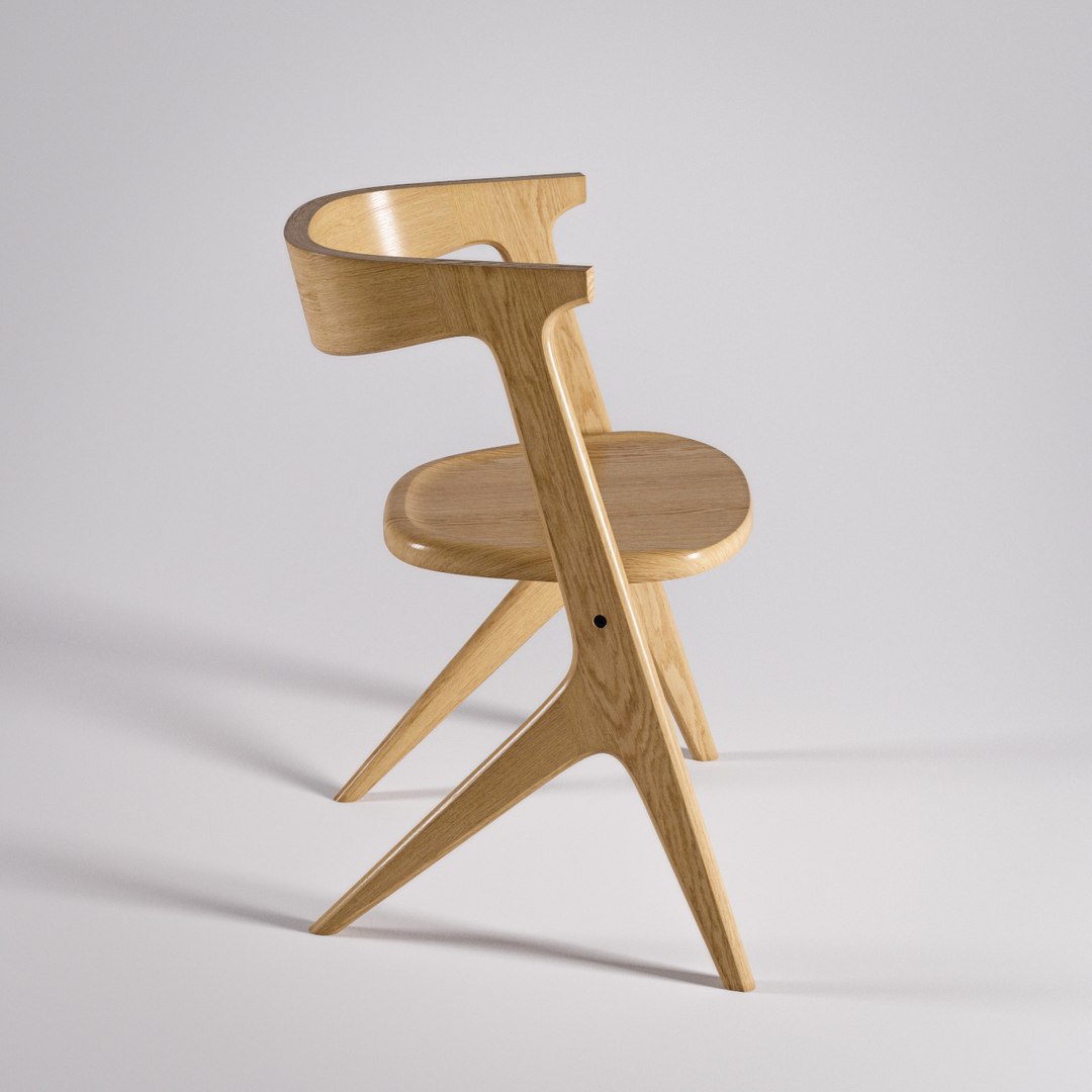 Slab Chair 3d Model