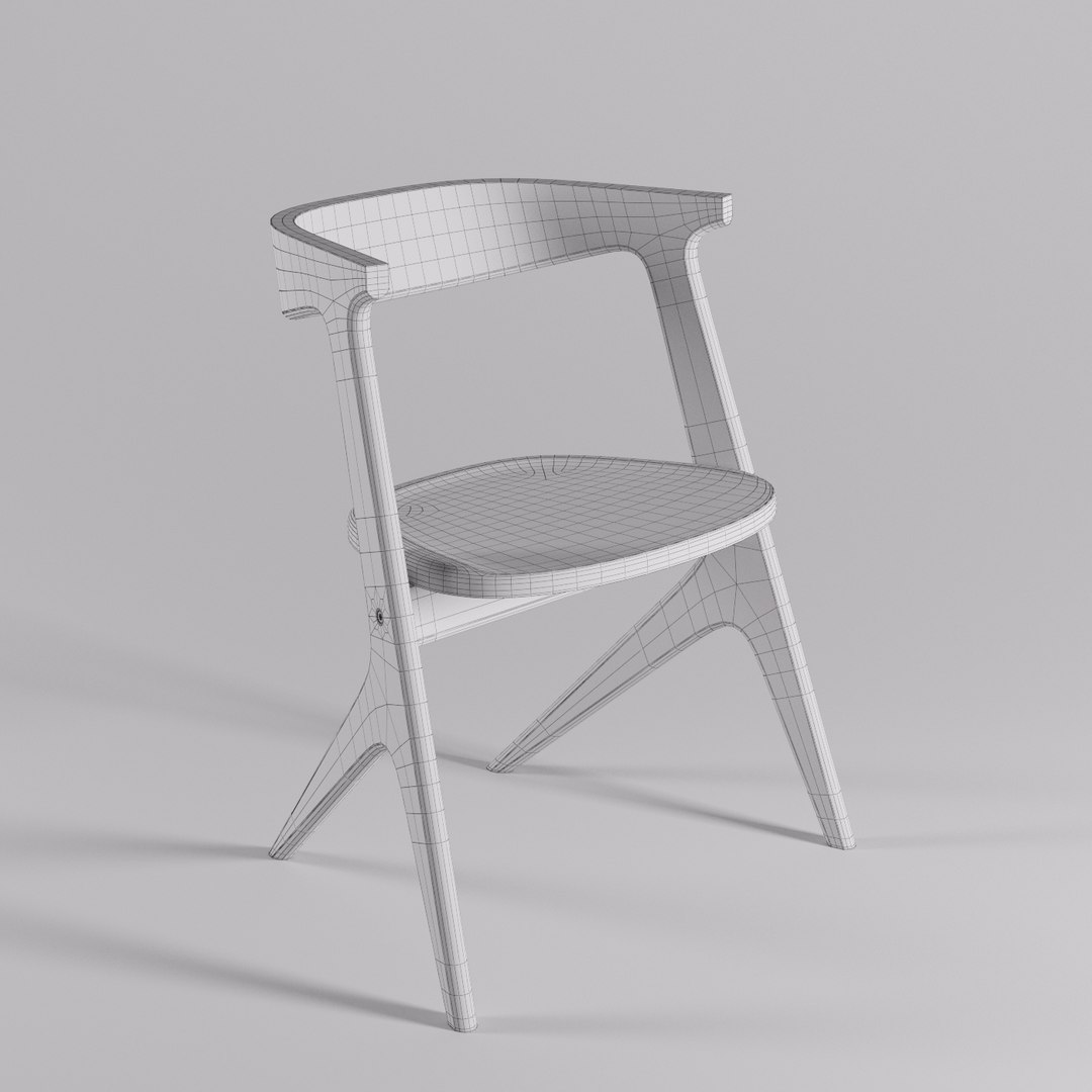 Slab Chair 3d Model