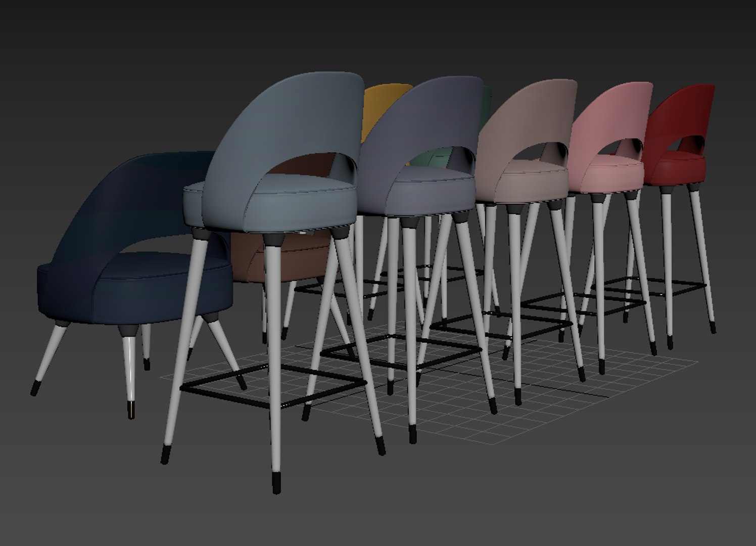 Collins Chair 3D - TurboSquid 1302544