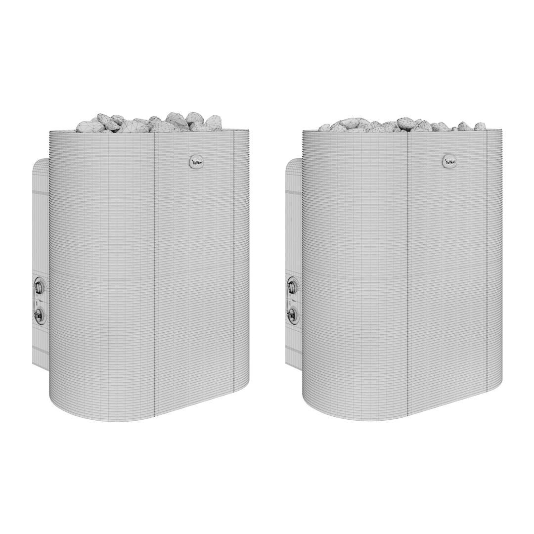 3D Electric Heaters Set10 Tulikivi Routa - TurboSquid 1901677