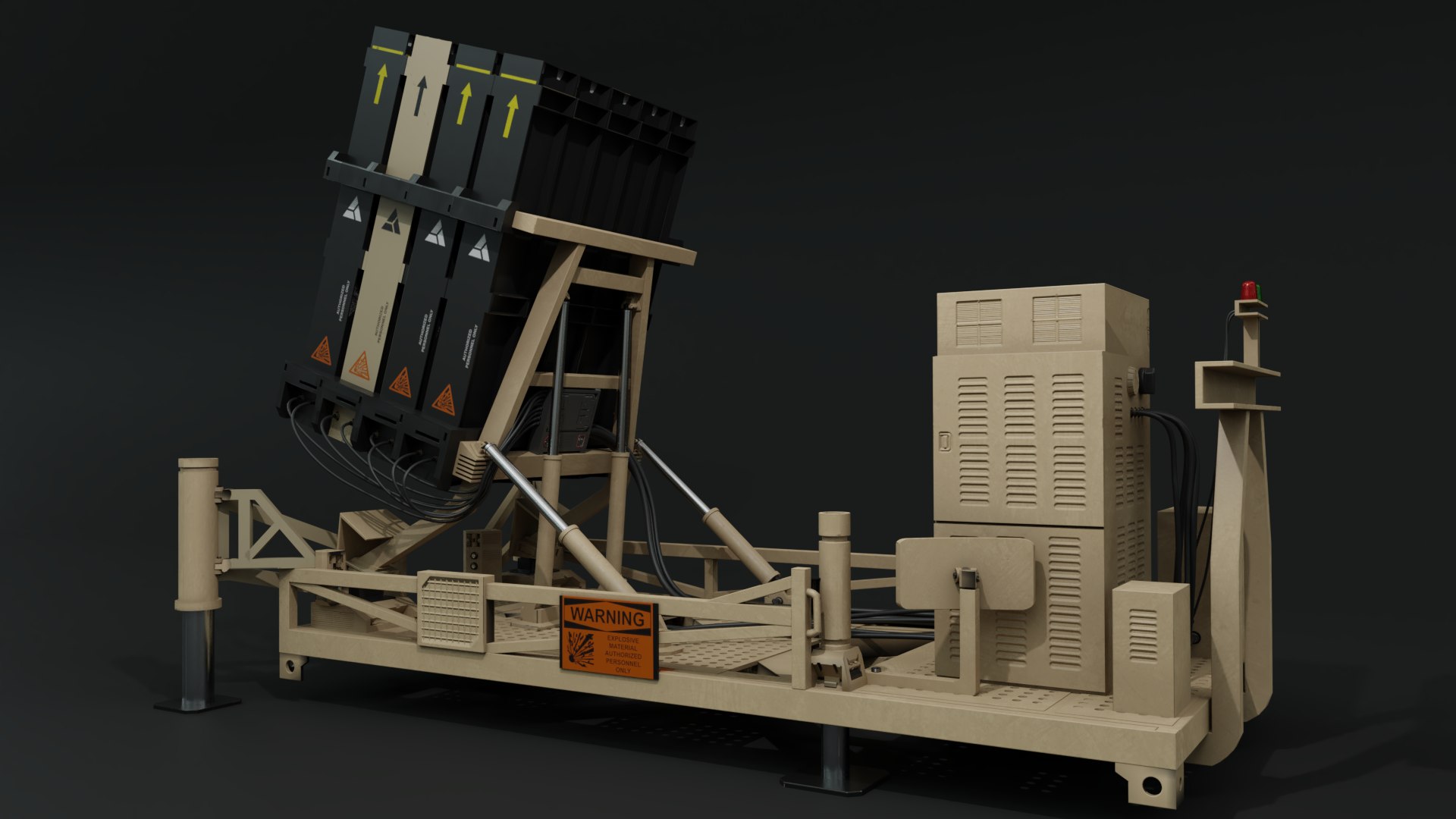 Iron Dome - Air Defense System 3D - TurboSquid 2071794