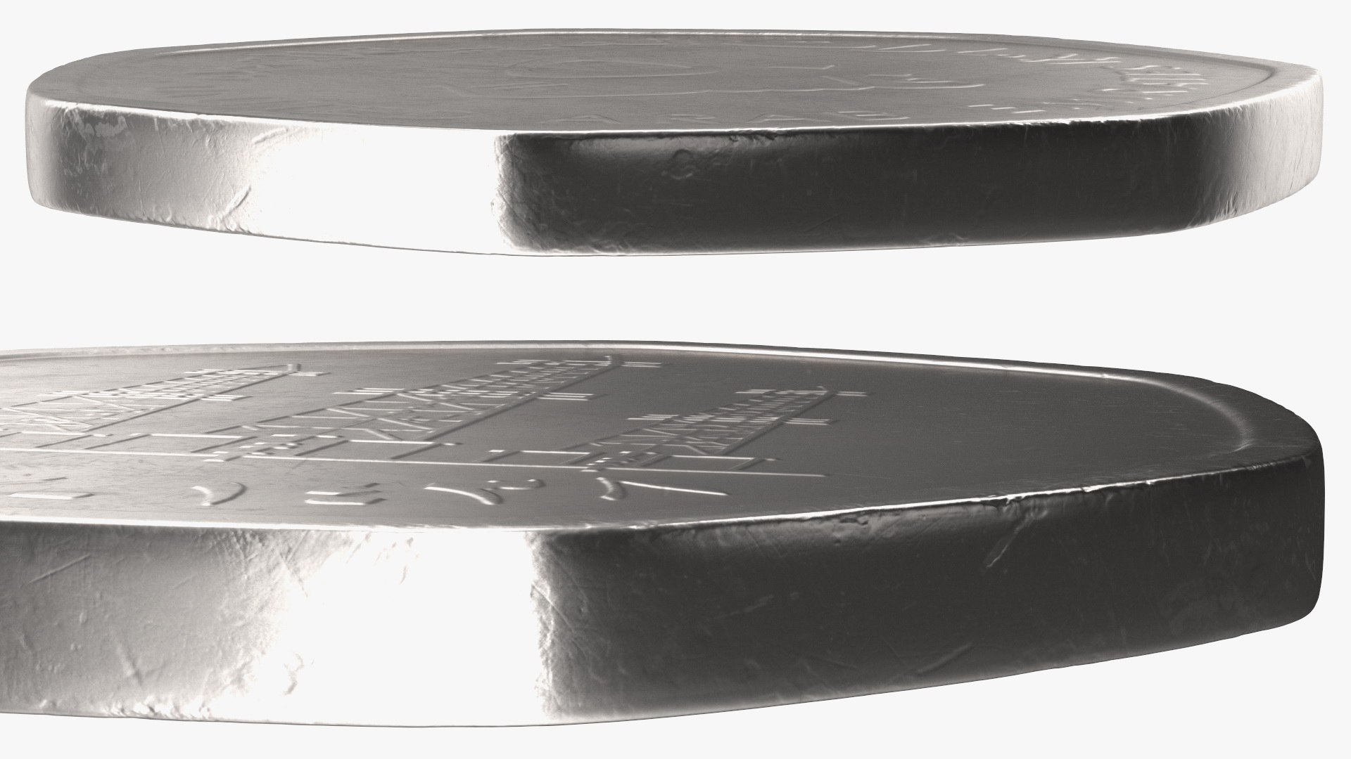 3D UAE 50 Fils Coin - TurboSquid 1933656