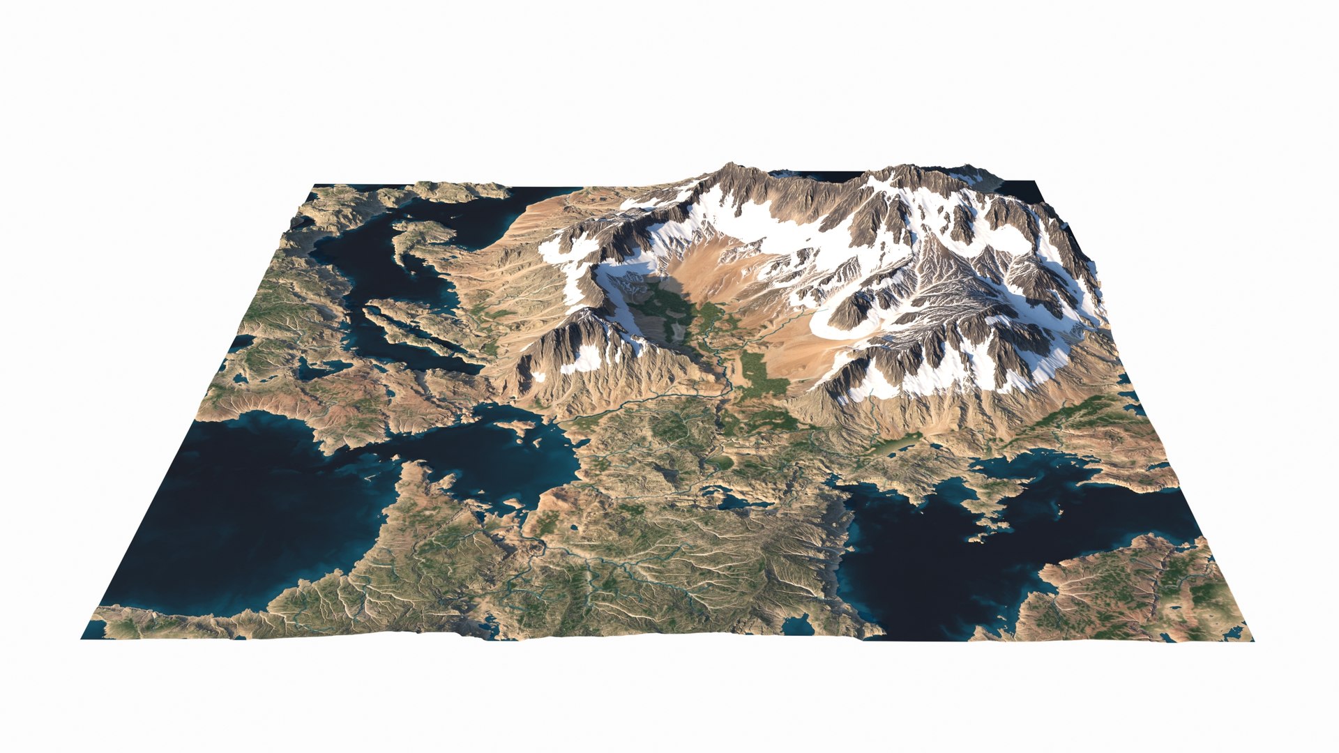 Northern Terrain 3D Model - TurboSquid 2167566