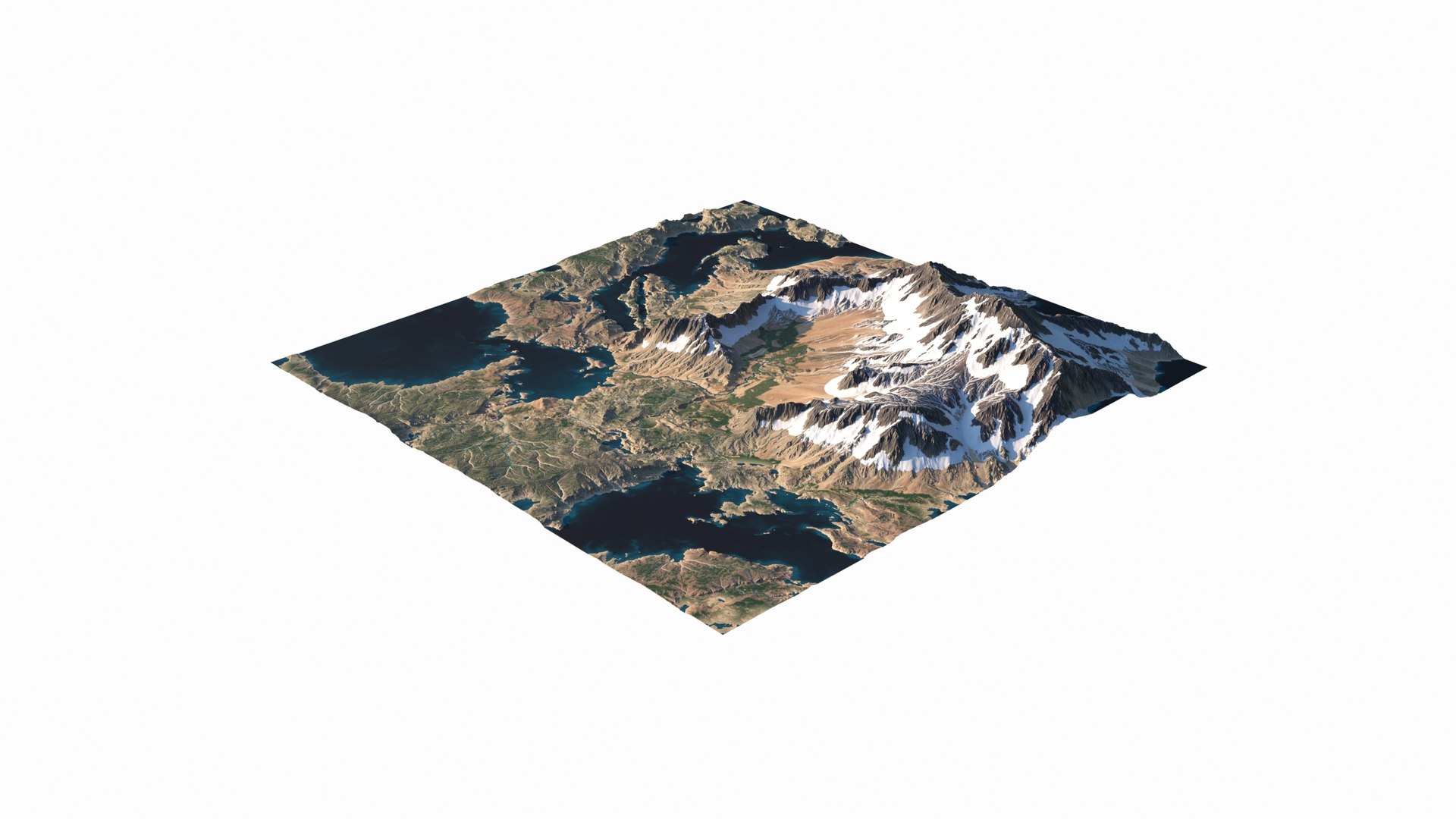 Northern Terrain 3D Model - TurboSquid 2167566