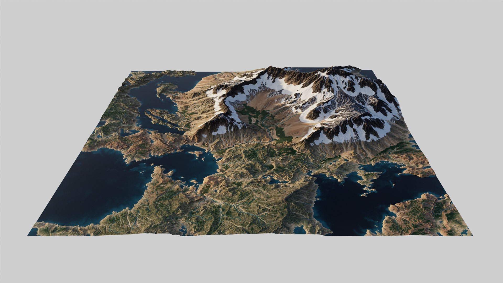 Northern Terrain 3D Model - TurboSquid 2167566