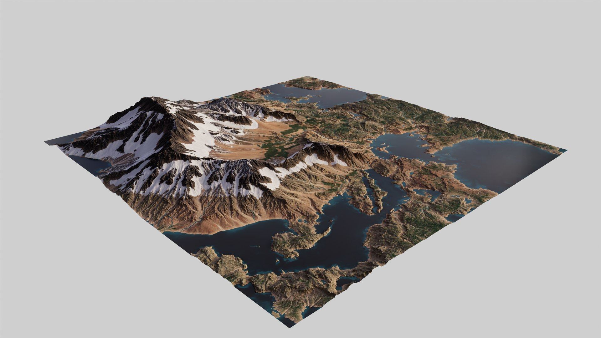 Northern Terrain 3D Model - TurboSquid 2167566