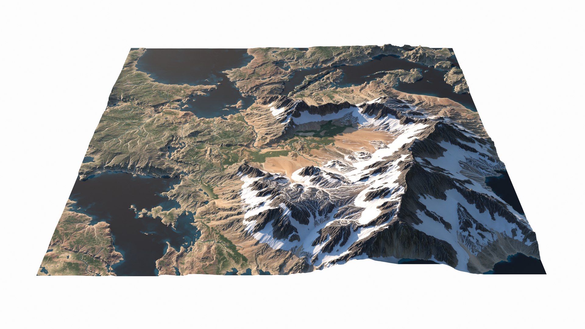 Northern Terrain 3D Model - TurboSquid 2167566