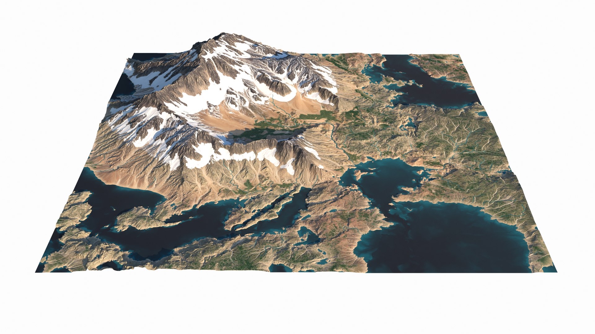 Northern Terrain 3D Model - TurboSquid 2167566