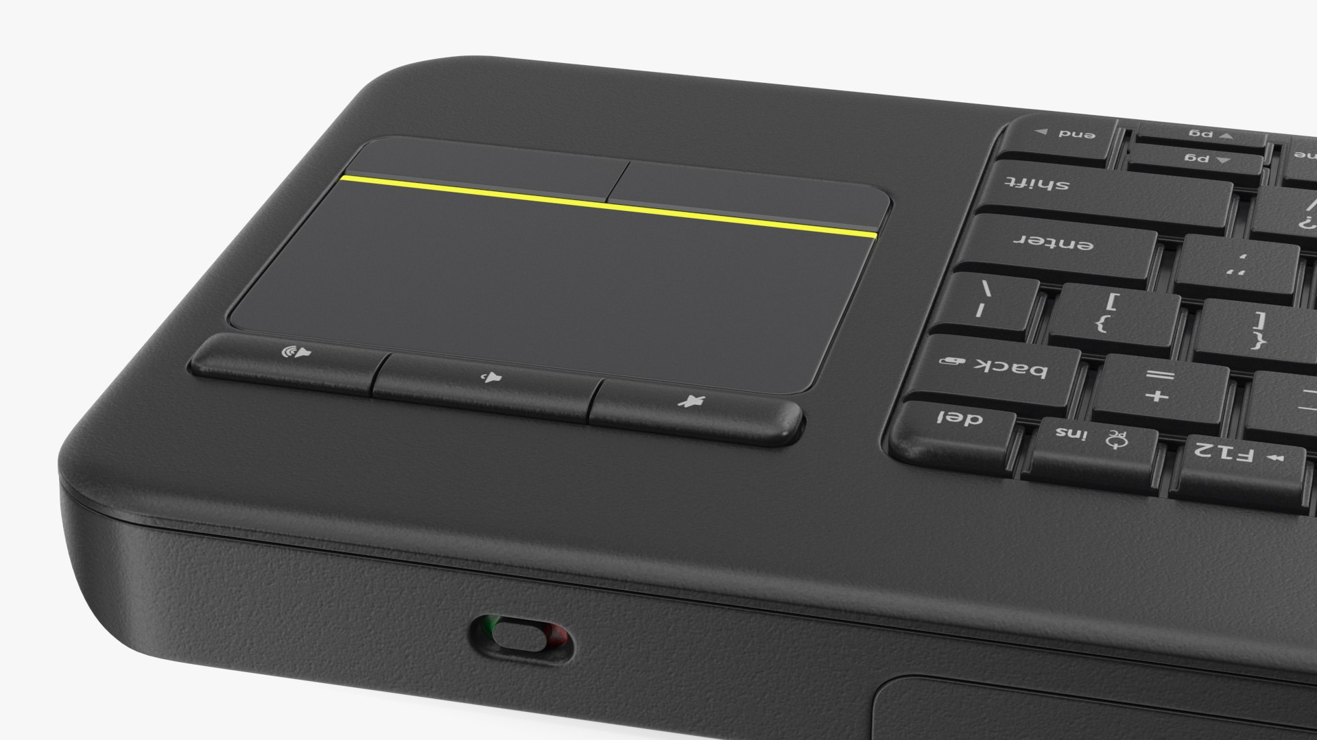 Keyboard With Touchpad Black 3D model - TurboSquid 1912526