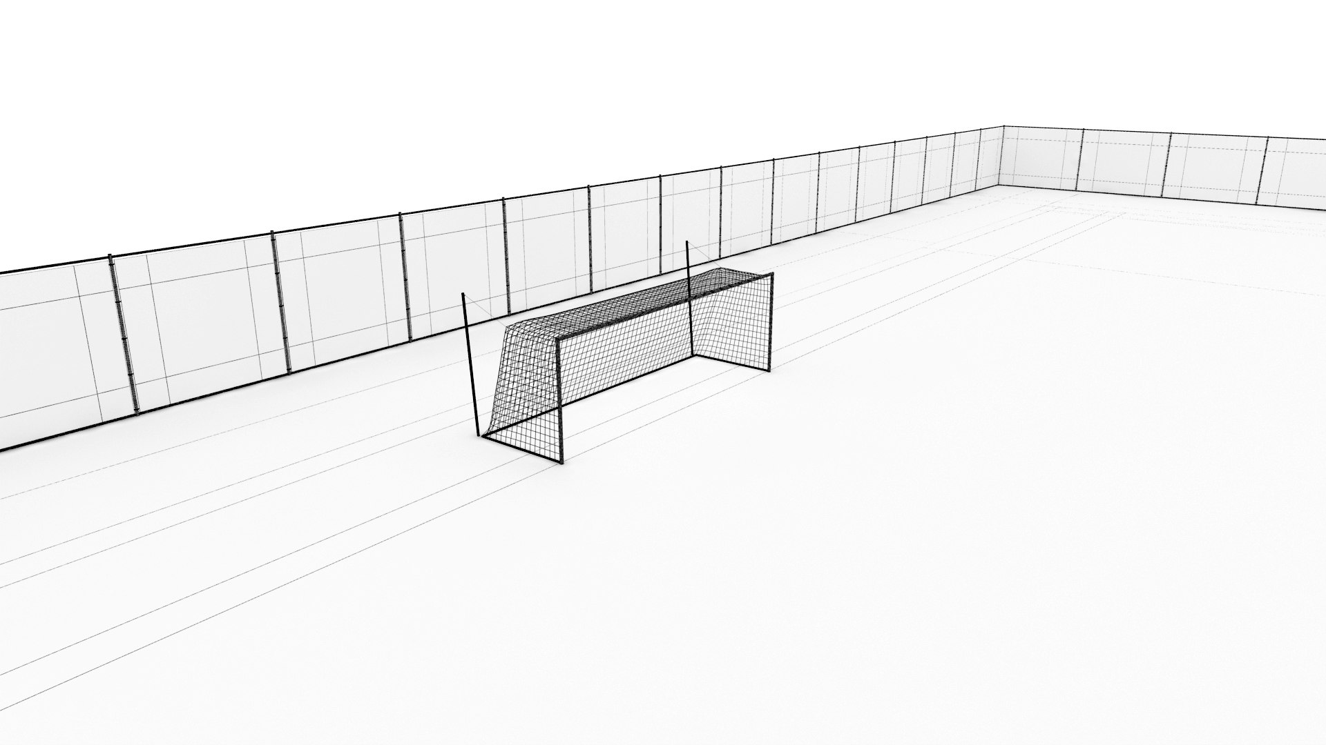 3D model Soccer field 01 - TurboSquid 2124581
