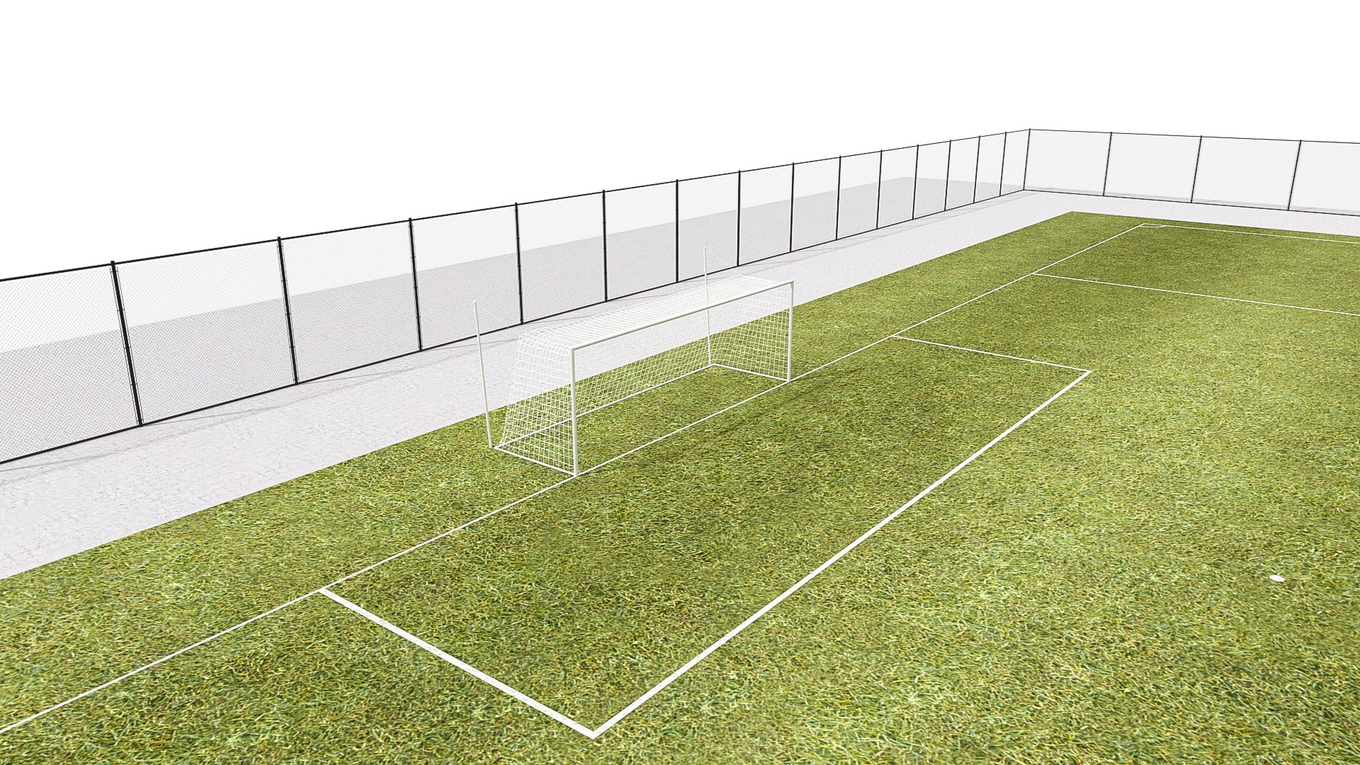 3D model Soccer field 01 - TurboSquid 2124581