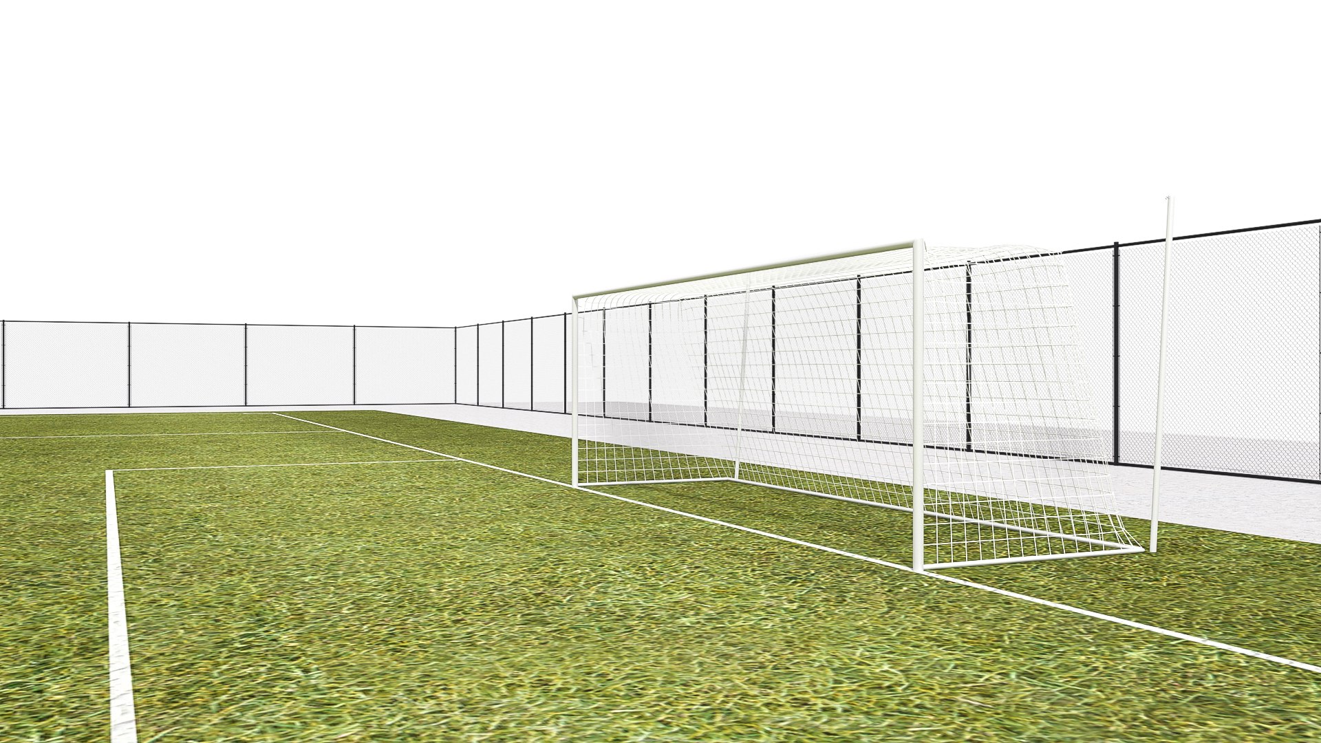 3D model Soccer field 01 - TurboSquid 2124581