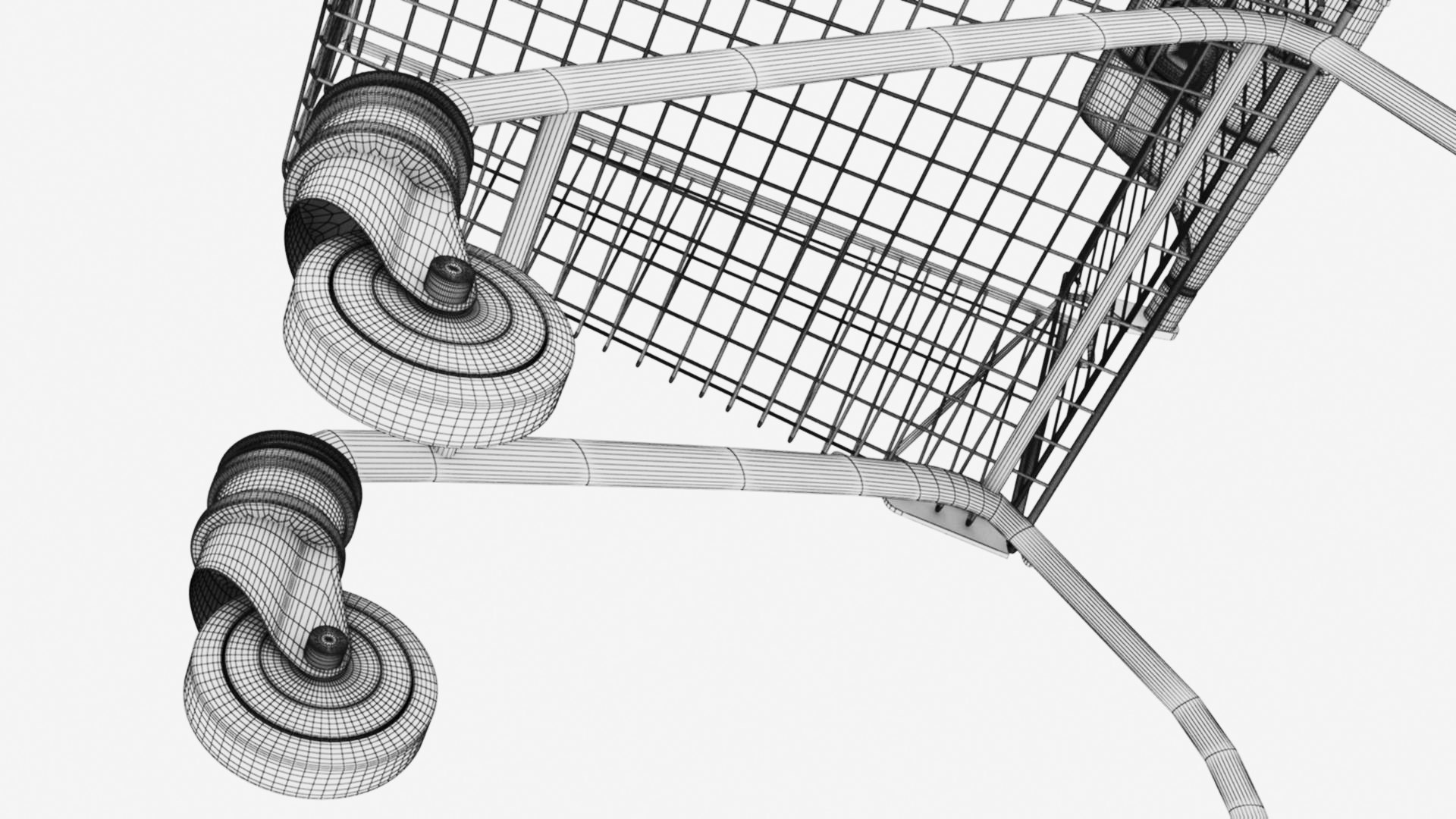 3D Shopping Cart Model - TurboSquid 1479078