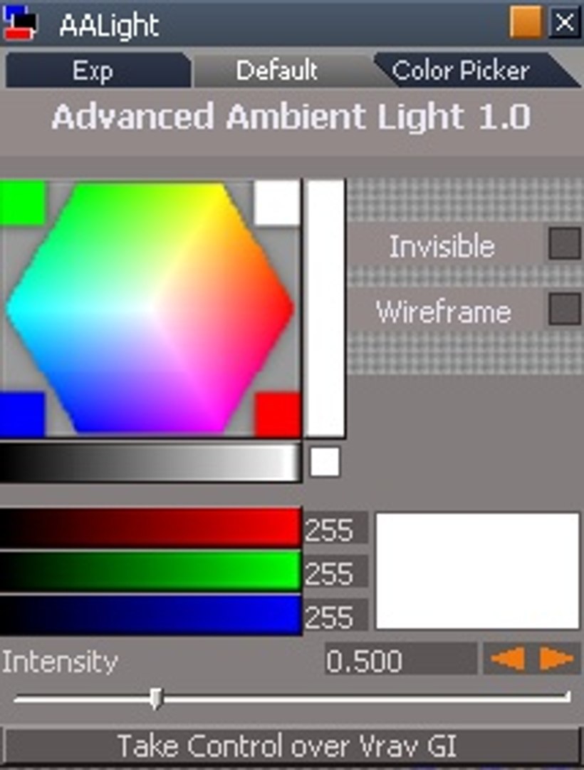 Maya Truespace Ambient Light Advanced