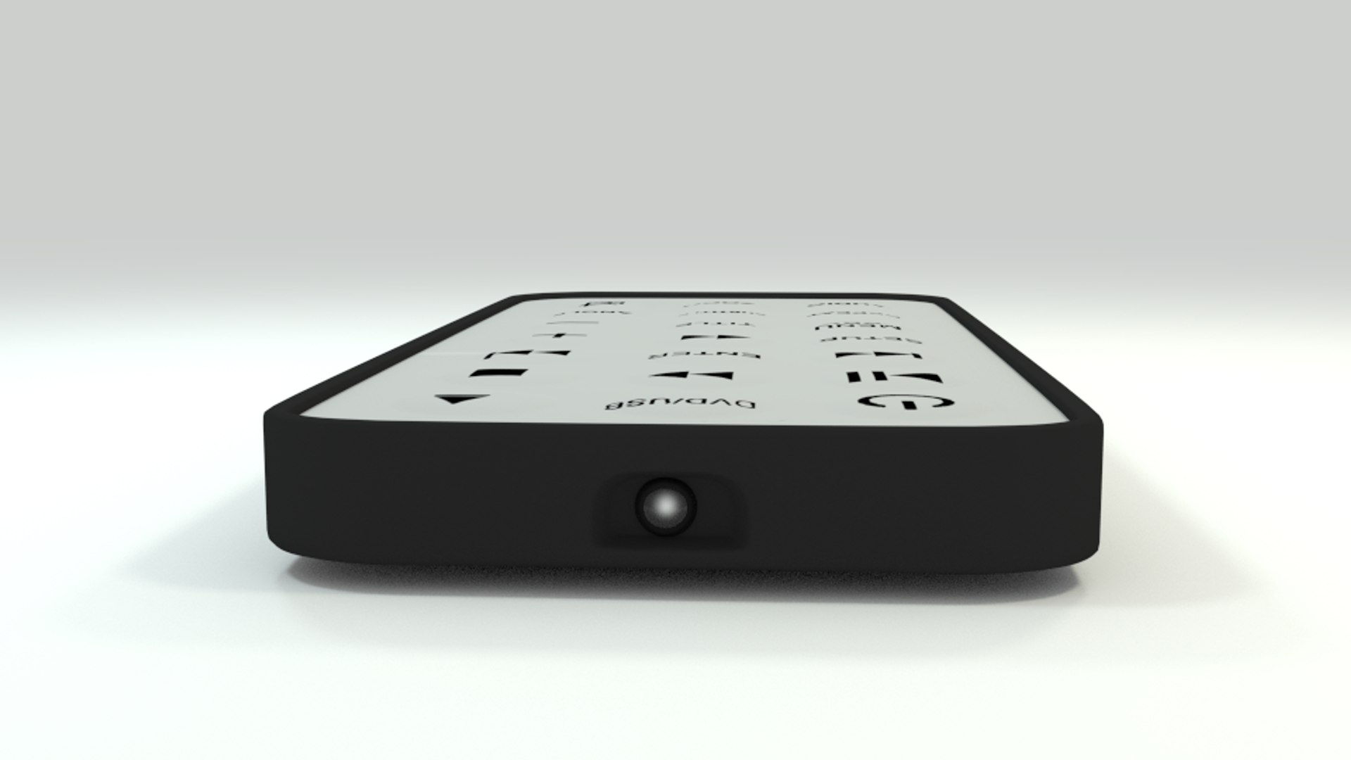 dvd remote control 3d model