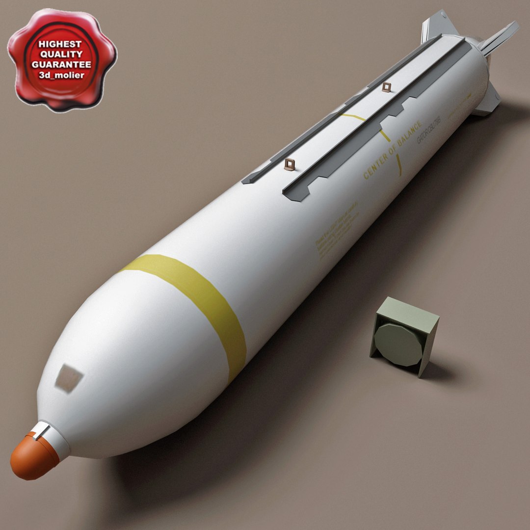 Aircraft Bomb Cbu-78 Gator 3d C4d