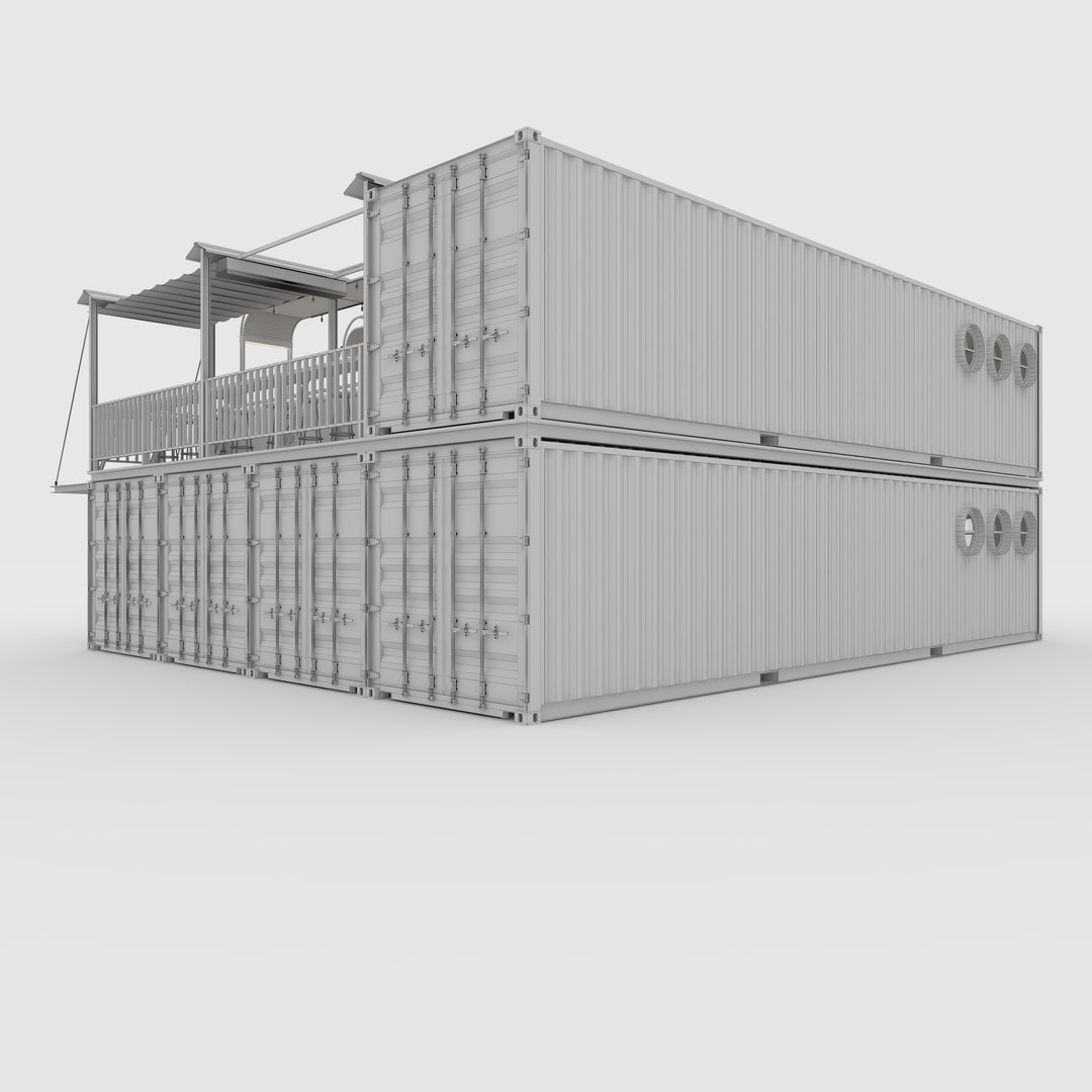 Container Cafe 16 3D Model - TurboSquid 2286102
