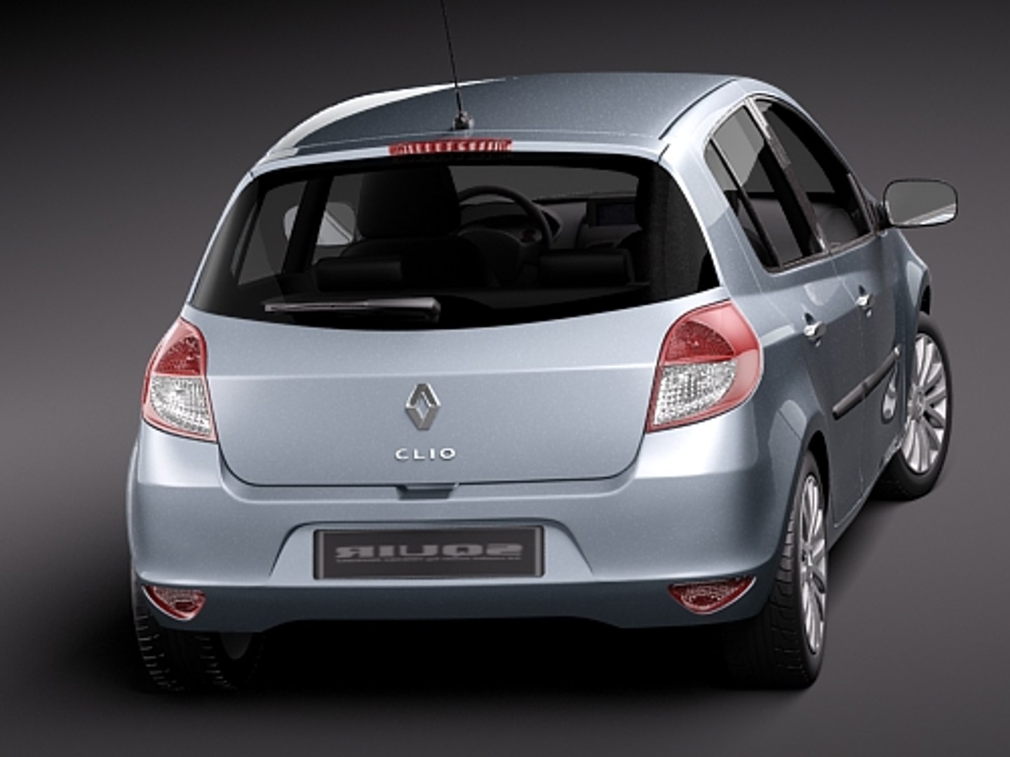 Renault Clio 2010 5door 3d Max