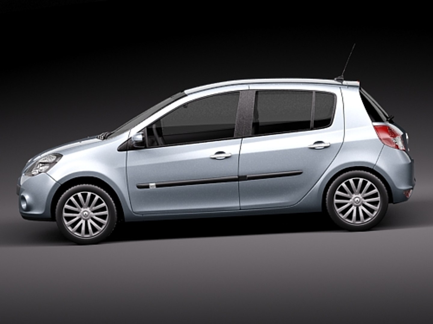 Renault Clio 2010 5door 3d Max
