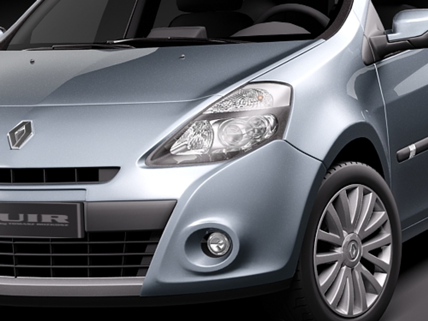 Renault Clio 2010 5door 3d Max
