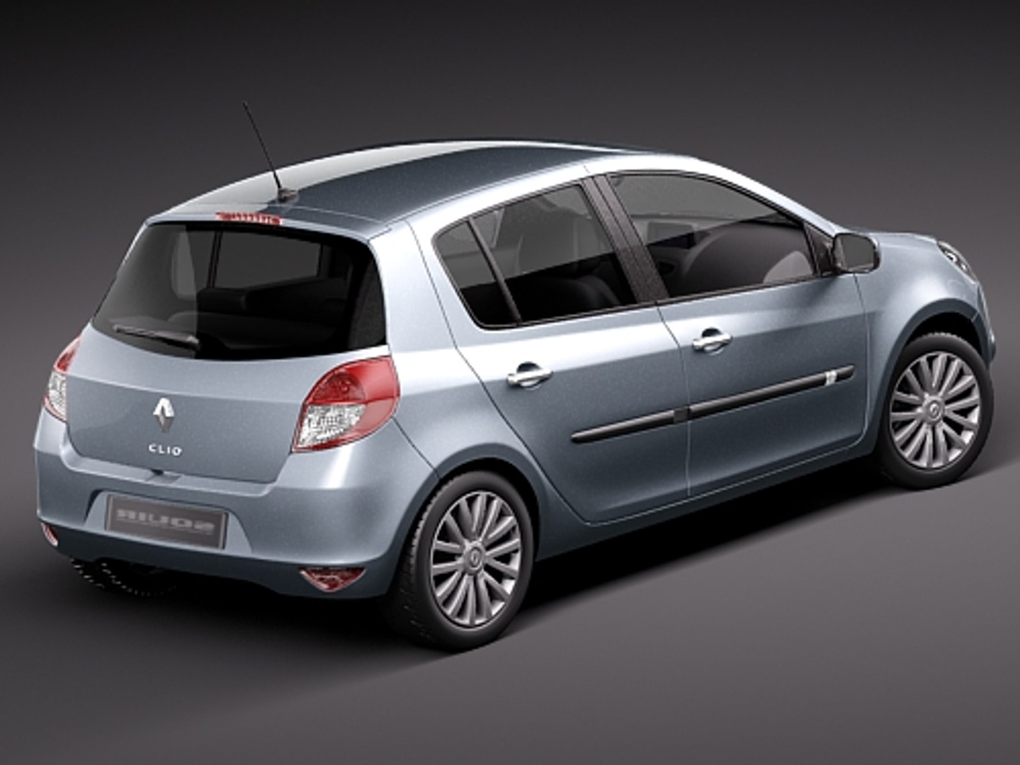 Renault Clio 2010 5door 3d Max