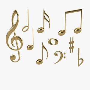 Musical Note 3D Models for Download | TurboSquid