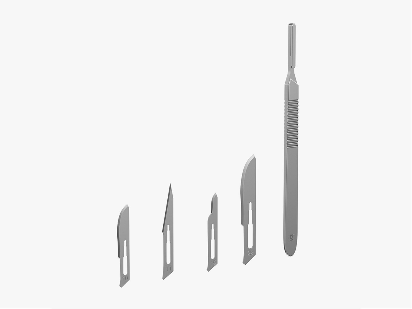 Medical Scalpel Model - TurboSquid 2316367