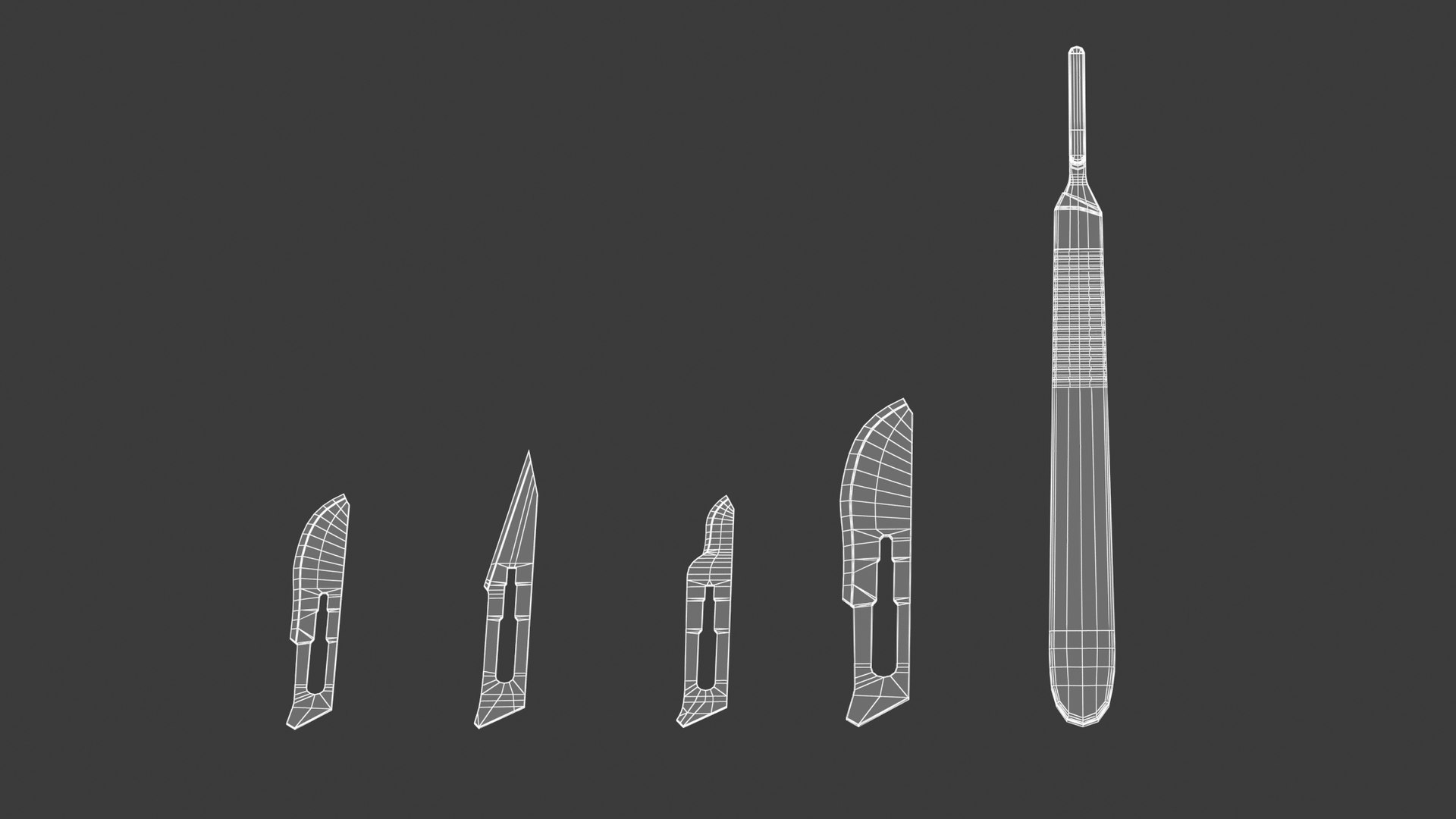 Medical Scalpel Model - TurboSquid 2316367