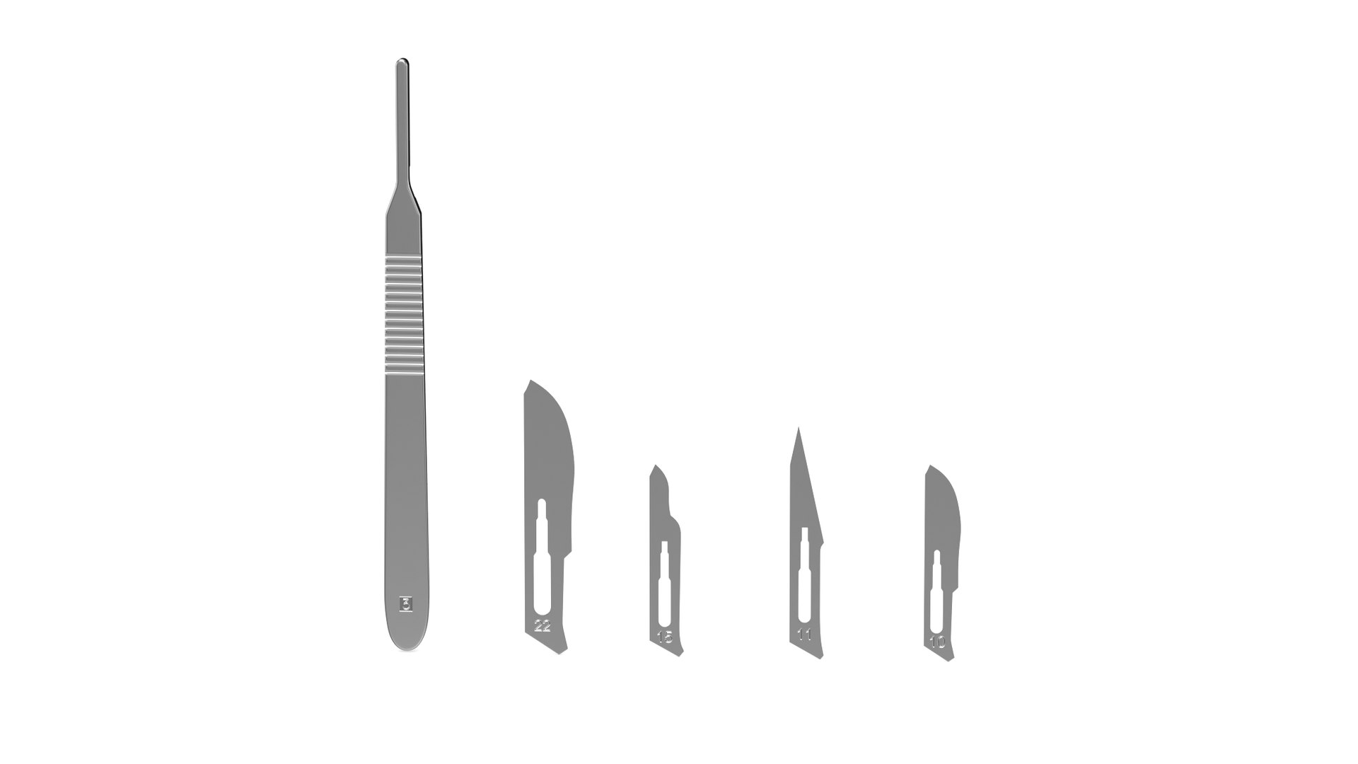 Medical Scalpel Model - TurboSquid 2316367
