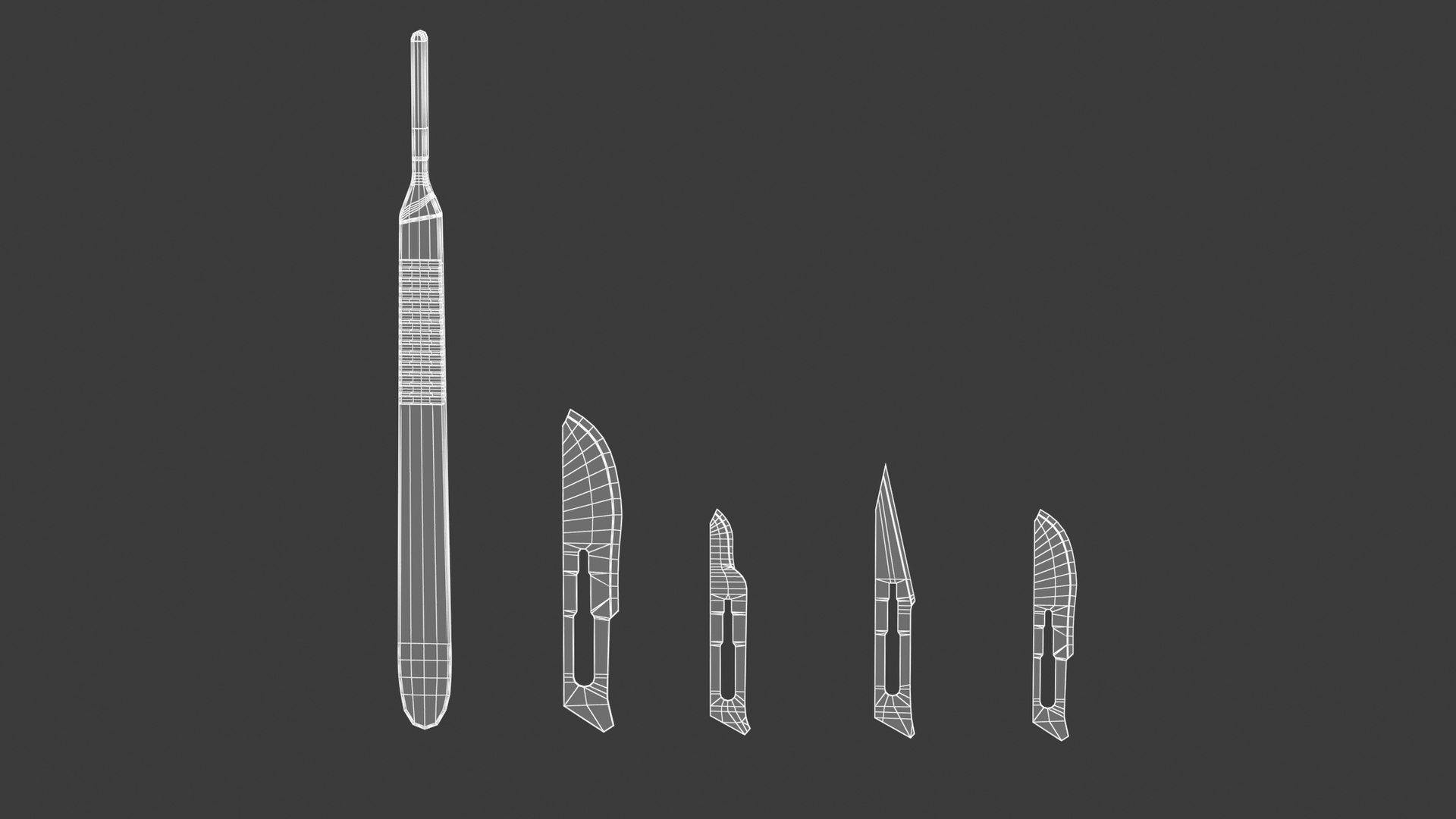 Medical Scalpel Model - TurboSquid 2316367