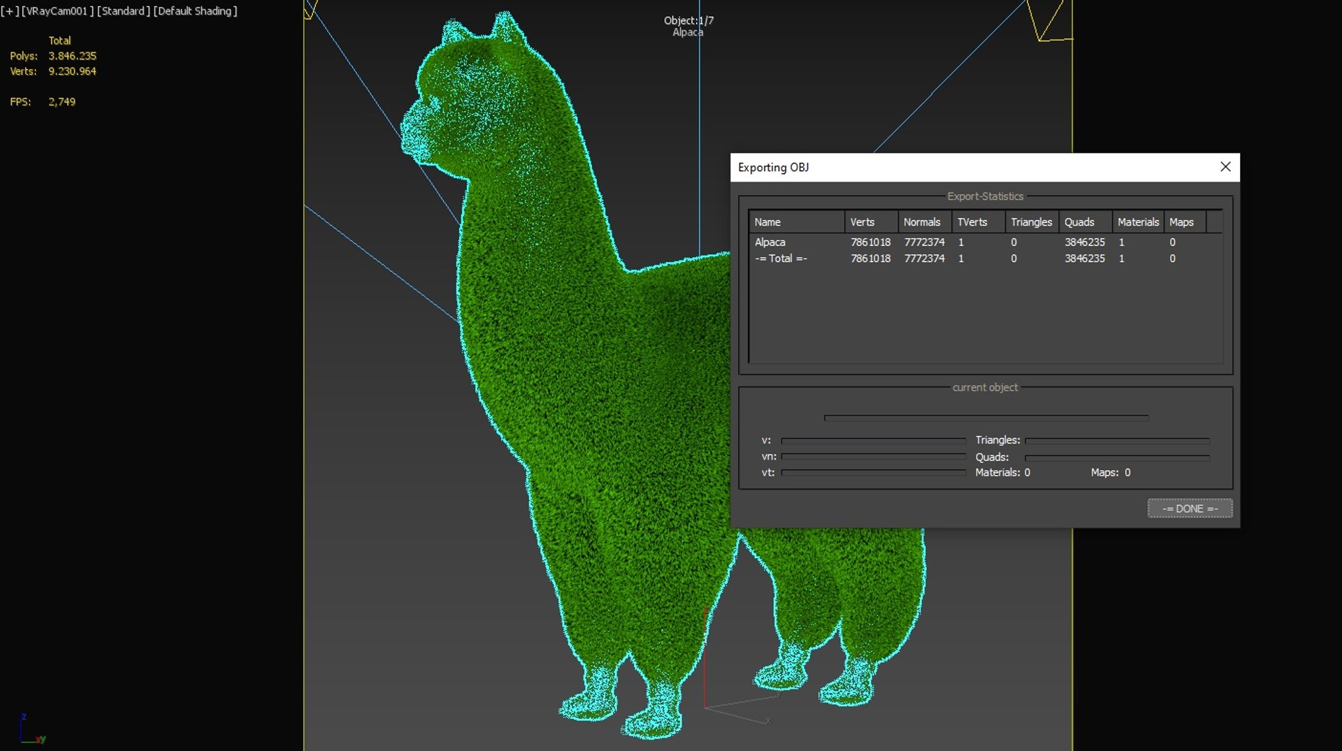 3D Alpaca Fur - TurboSquid 2005532