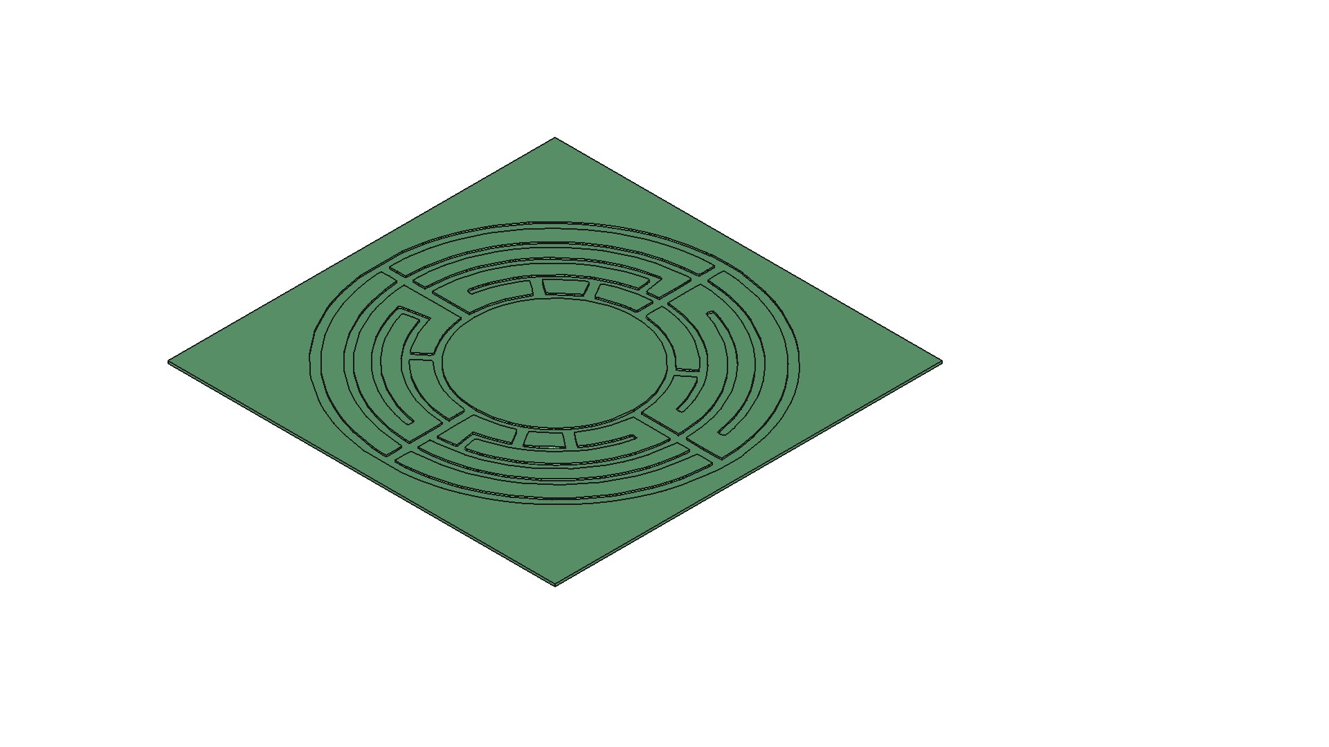 3D Circular Celtic Knot Maze Mold For Casting - TurboSquid 2469645