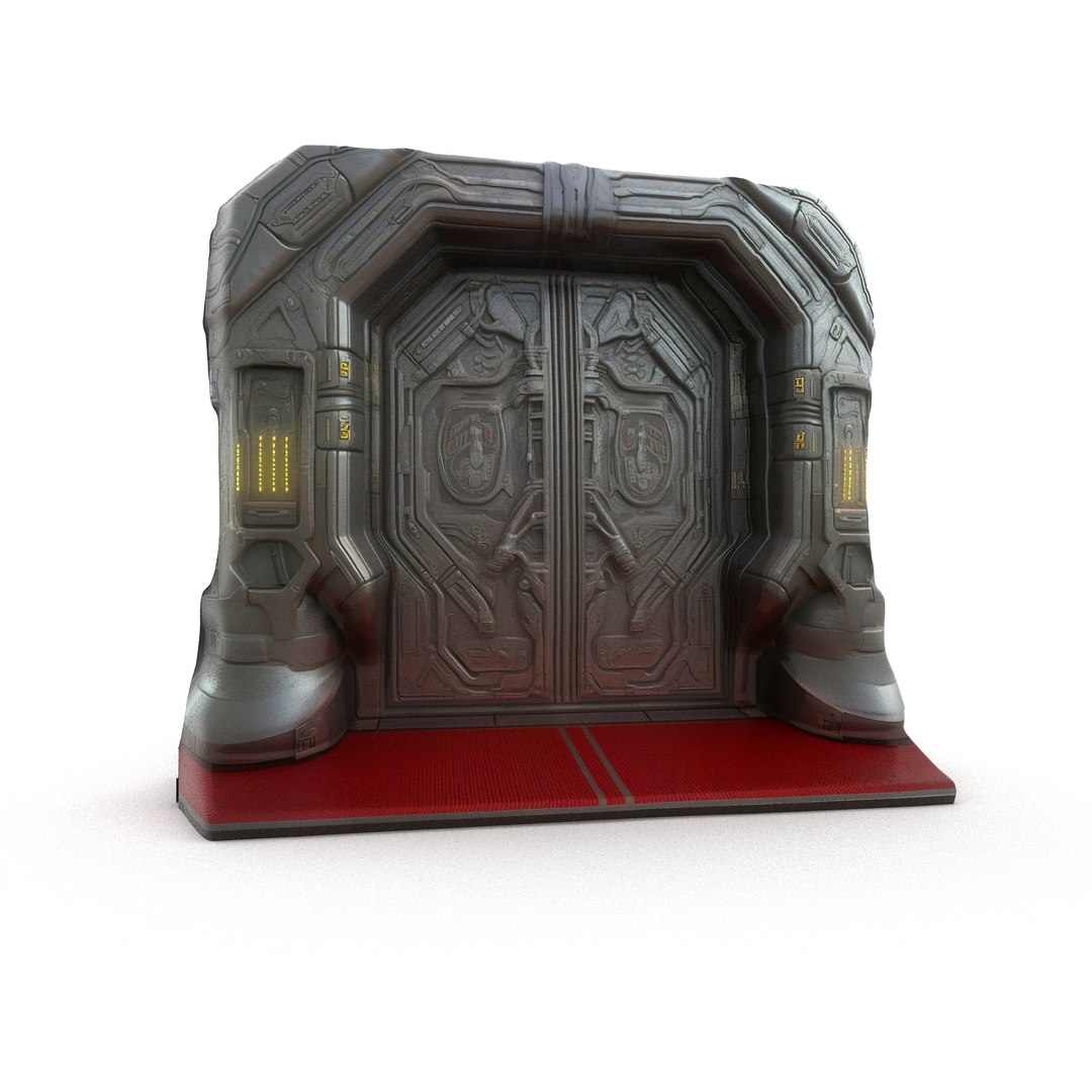 SCI FI GATE DOOR PACK 9 3D - TurboSquid 2064007
