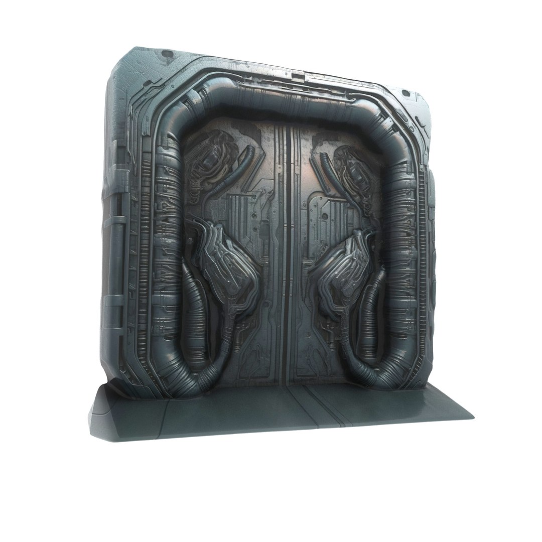 SCI FI GATE DOOR PACK 9 3D - TurboSquid 2064007
