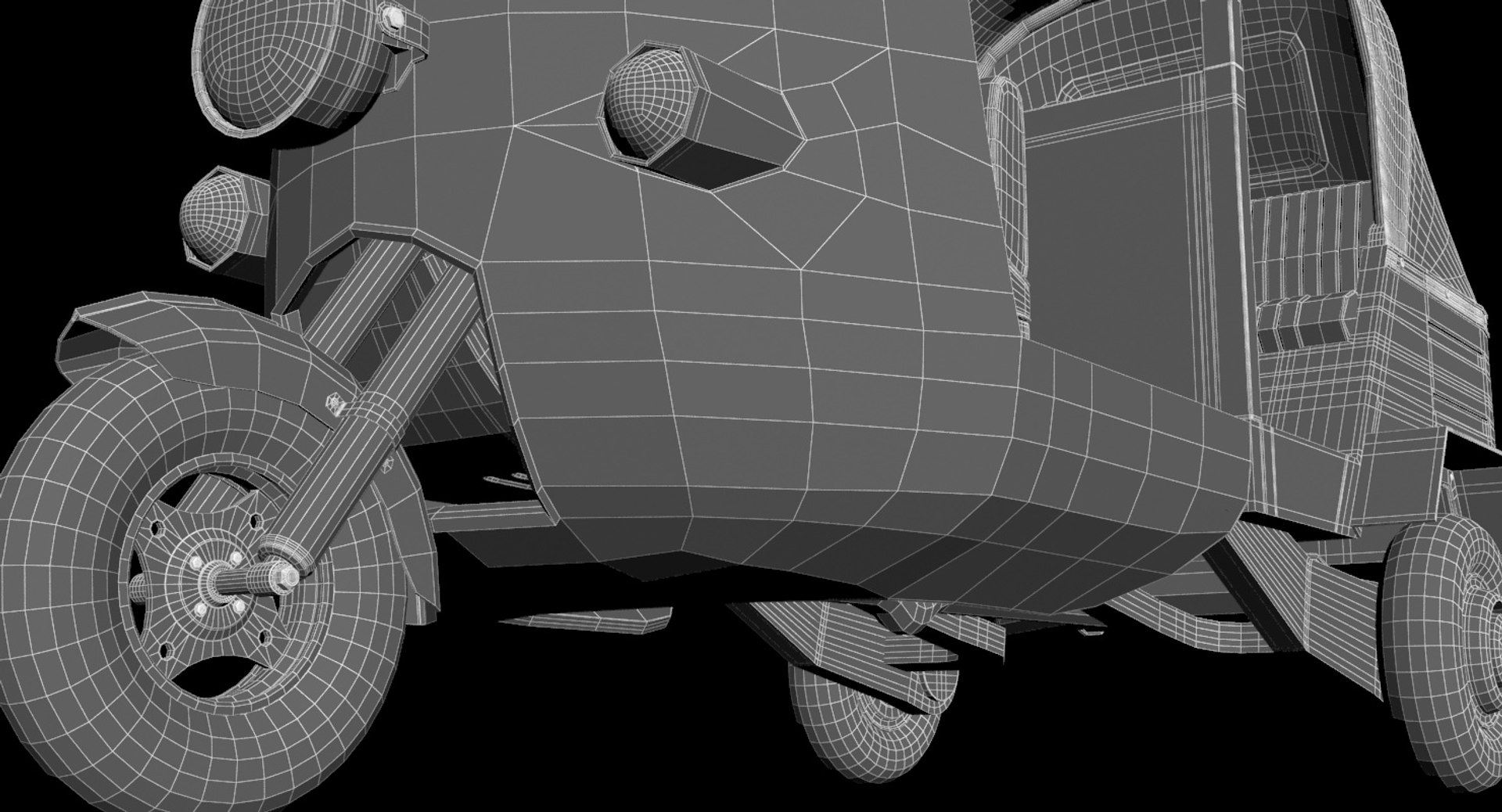Tuk Vehicle 3D Model - TurboSquid 1387468