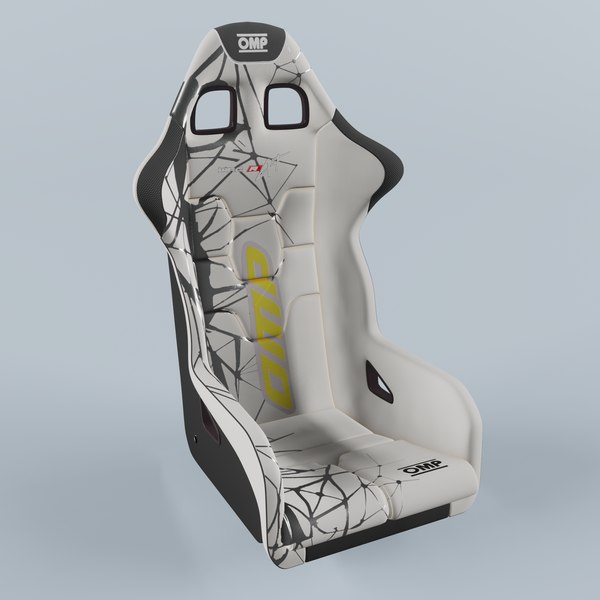 3D OMP WRC-R ART Racing Seat White model - TurboSquid 1793919