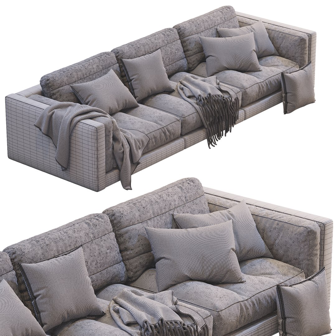 Sofa Flexform LUCIEN 3D model - TurboSquid 1737666