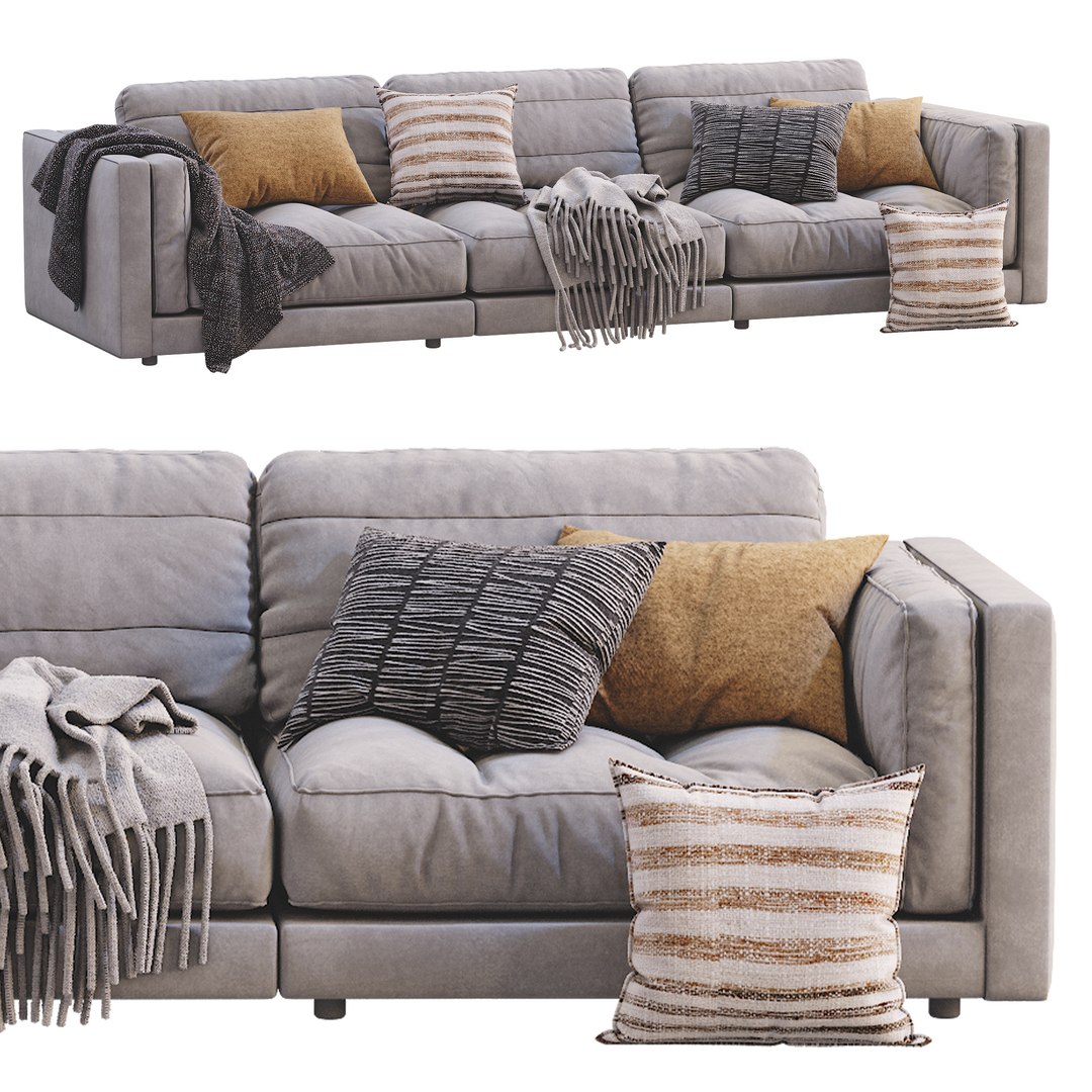 Sofa Flexform LUCIEN 3D model - TurboSquid 1737666