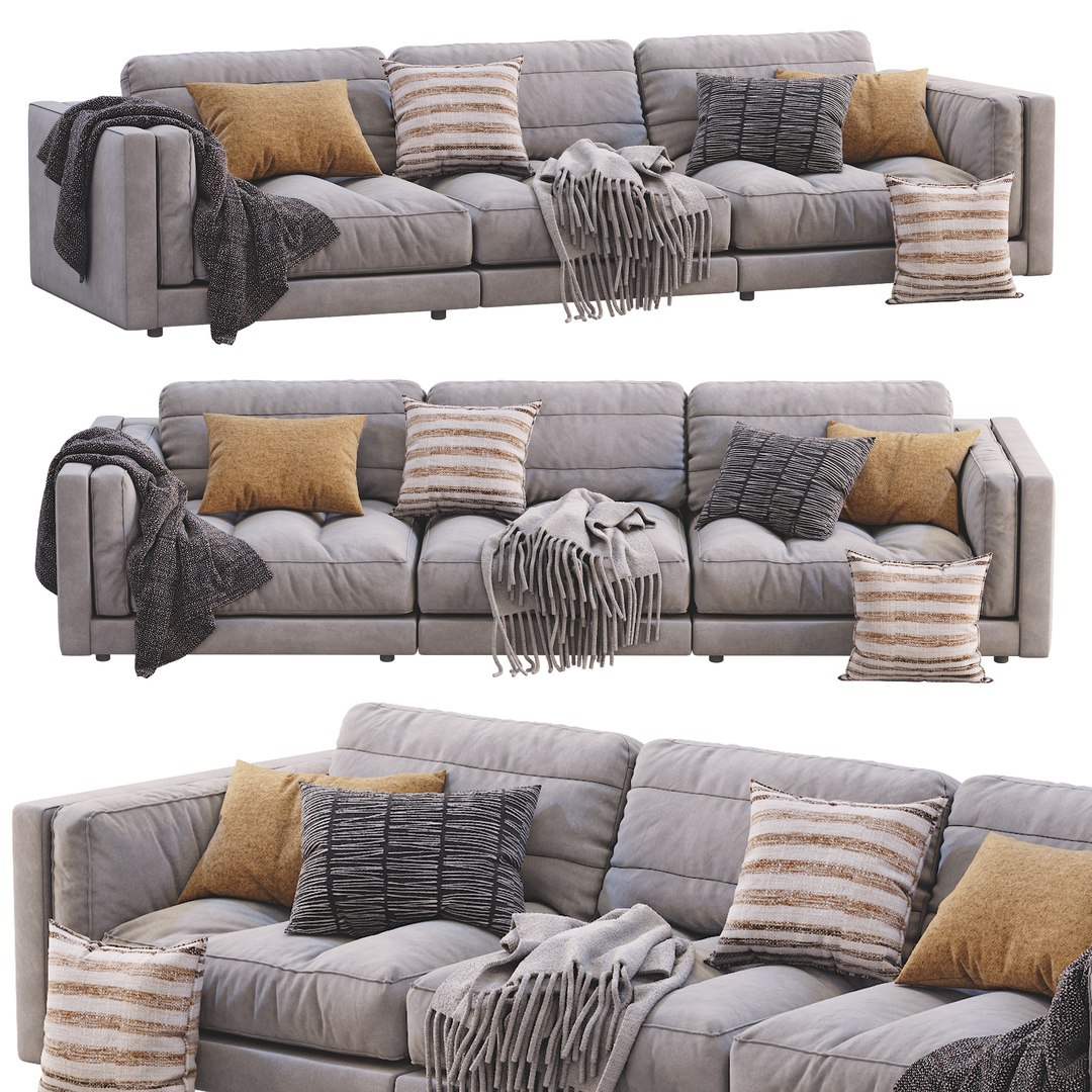 Sofa Flexform LUCIEN 3D model - TurboSquid 1737666