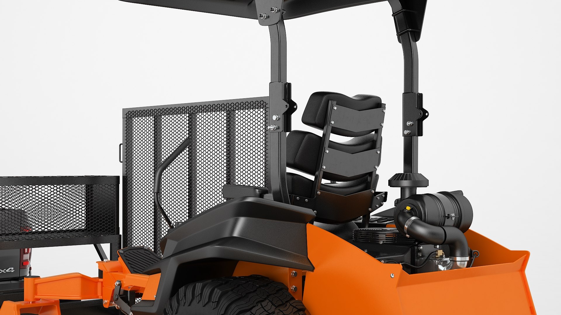 Dodge Ram 3500 HD 2021 with Landscape Pro Trailer 01 3D model ...