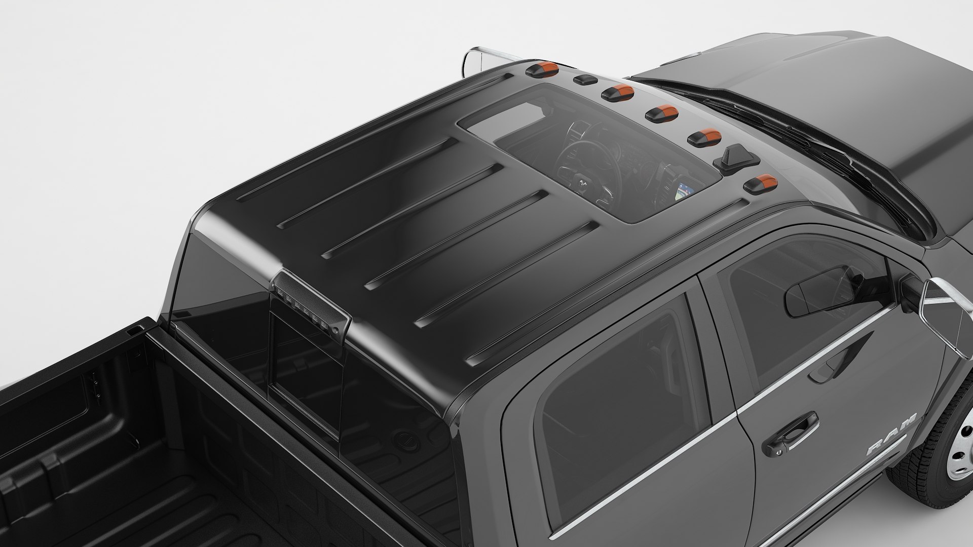 Dodge Ram 3500 HD 2021 with Landscape Pro Trailer 01 3D model ...