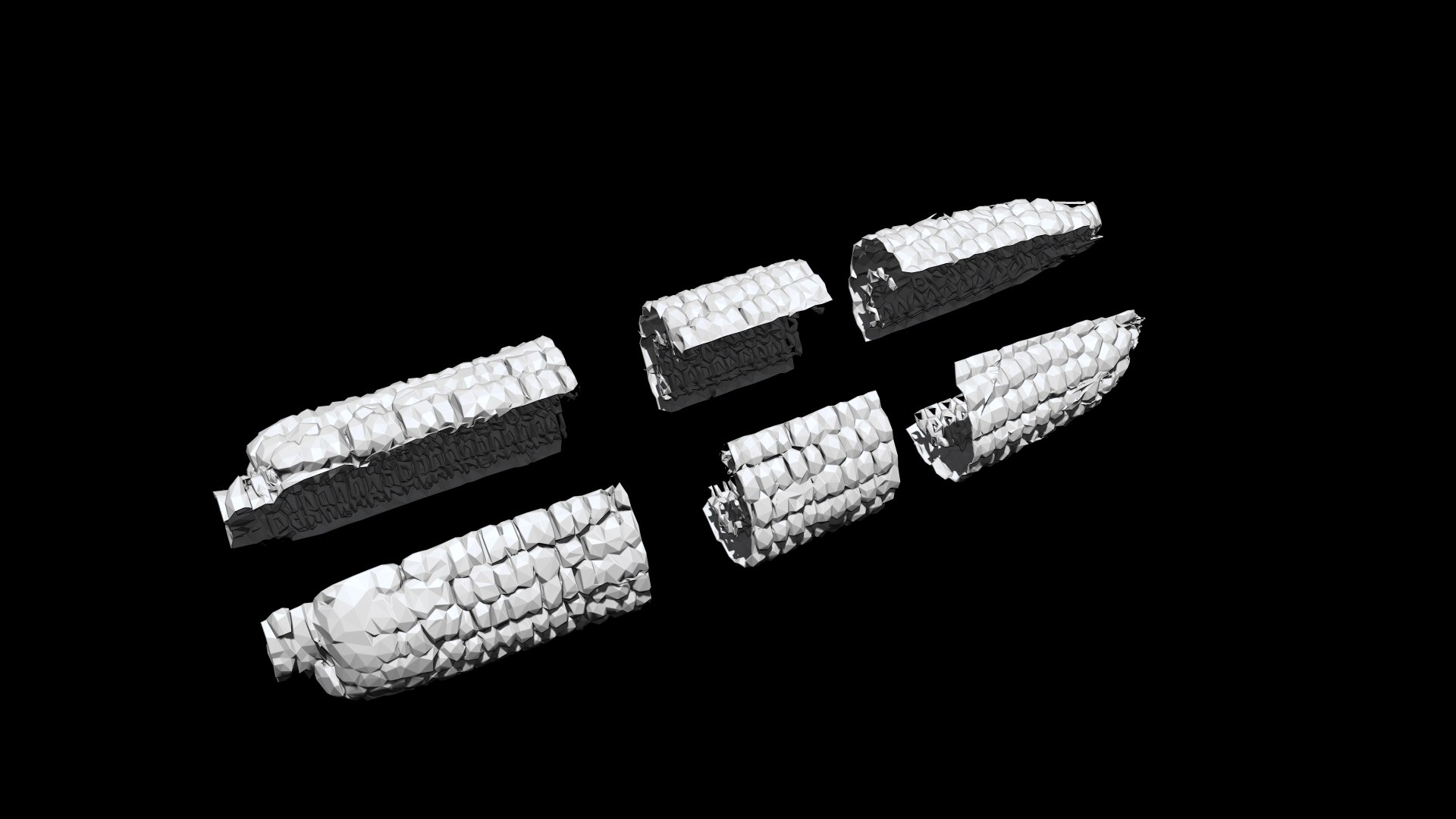 Corn 3D CT Scan Model Cut3 Decimate 3 Percent 3D Model - TurboSquid 1945276