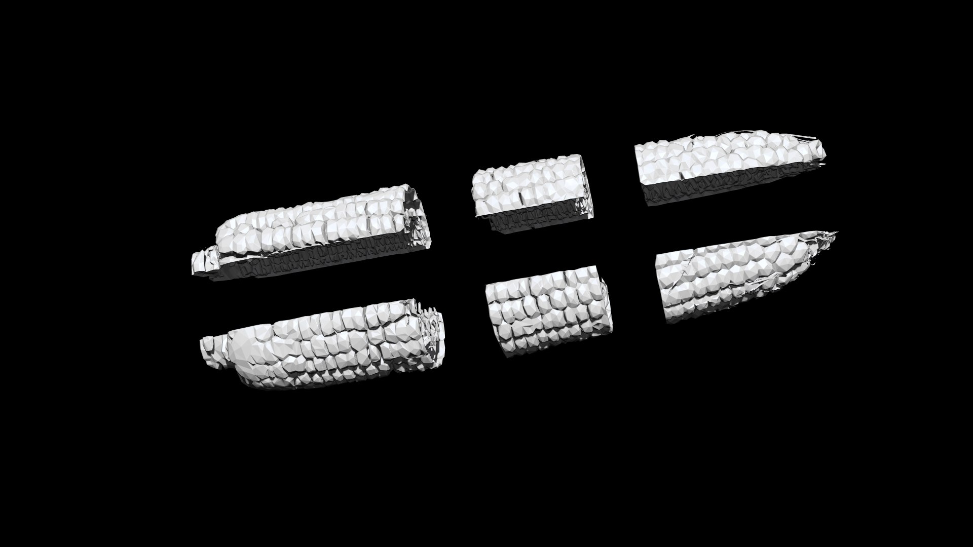 Corn 3D CT Scan Model Cut3 Decimate 3 Percent 3D Model - TurboSquid 1945276