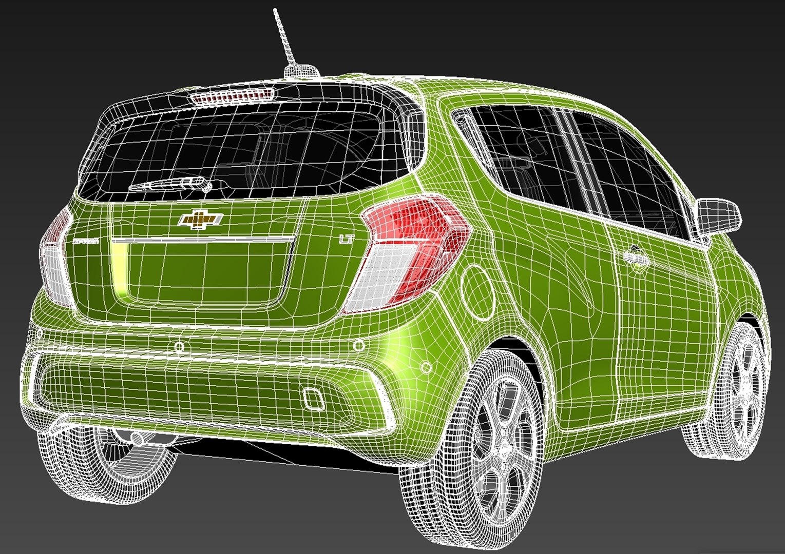 Chevrolet Spark 2016 Model - TurboSquid 2220963