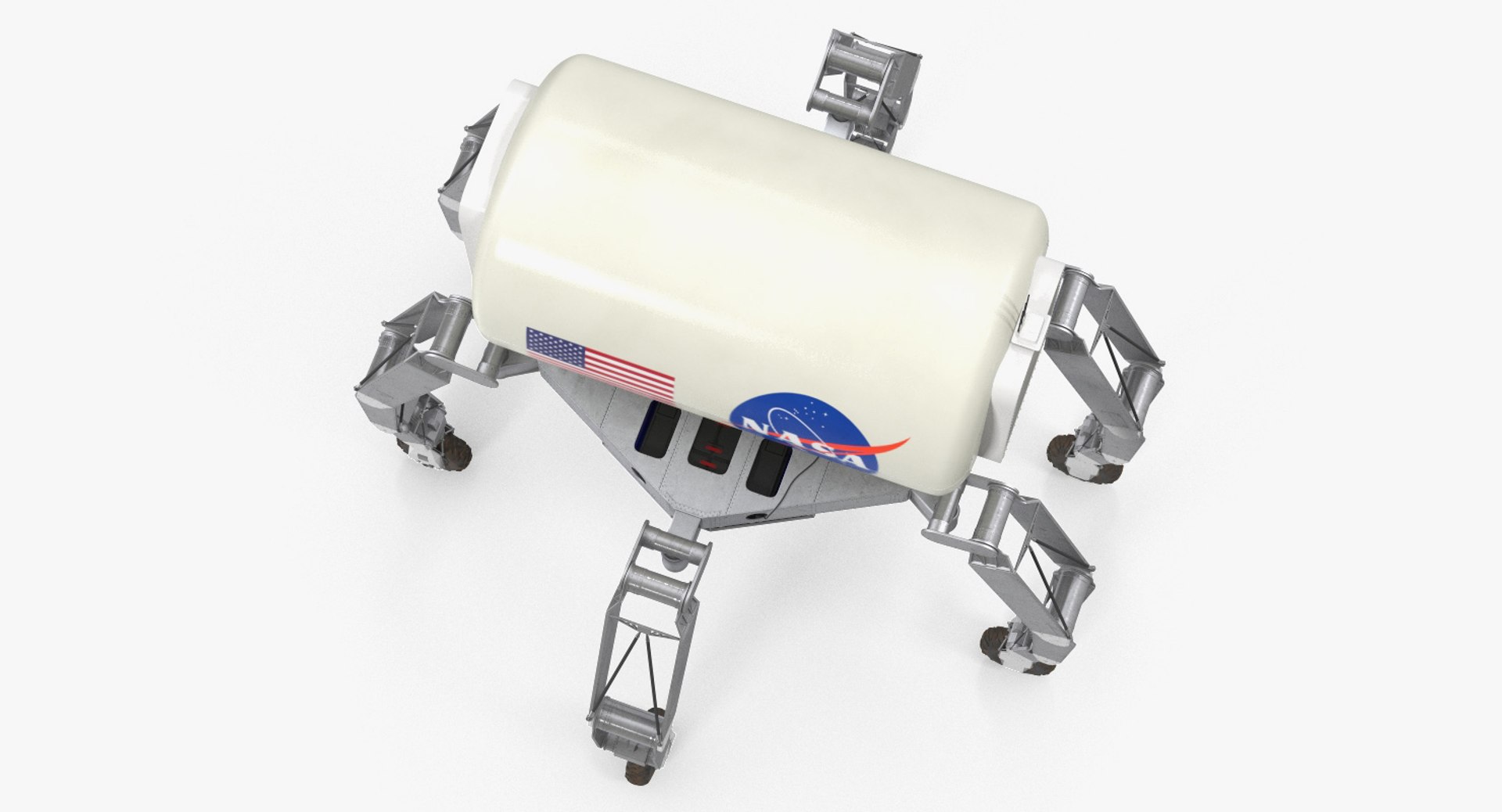 3D Model Nasa Athlete Lunar Rover - TurboSquid 1318090