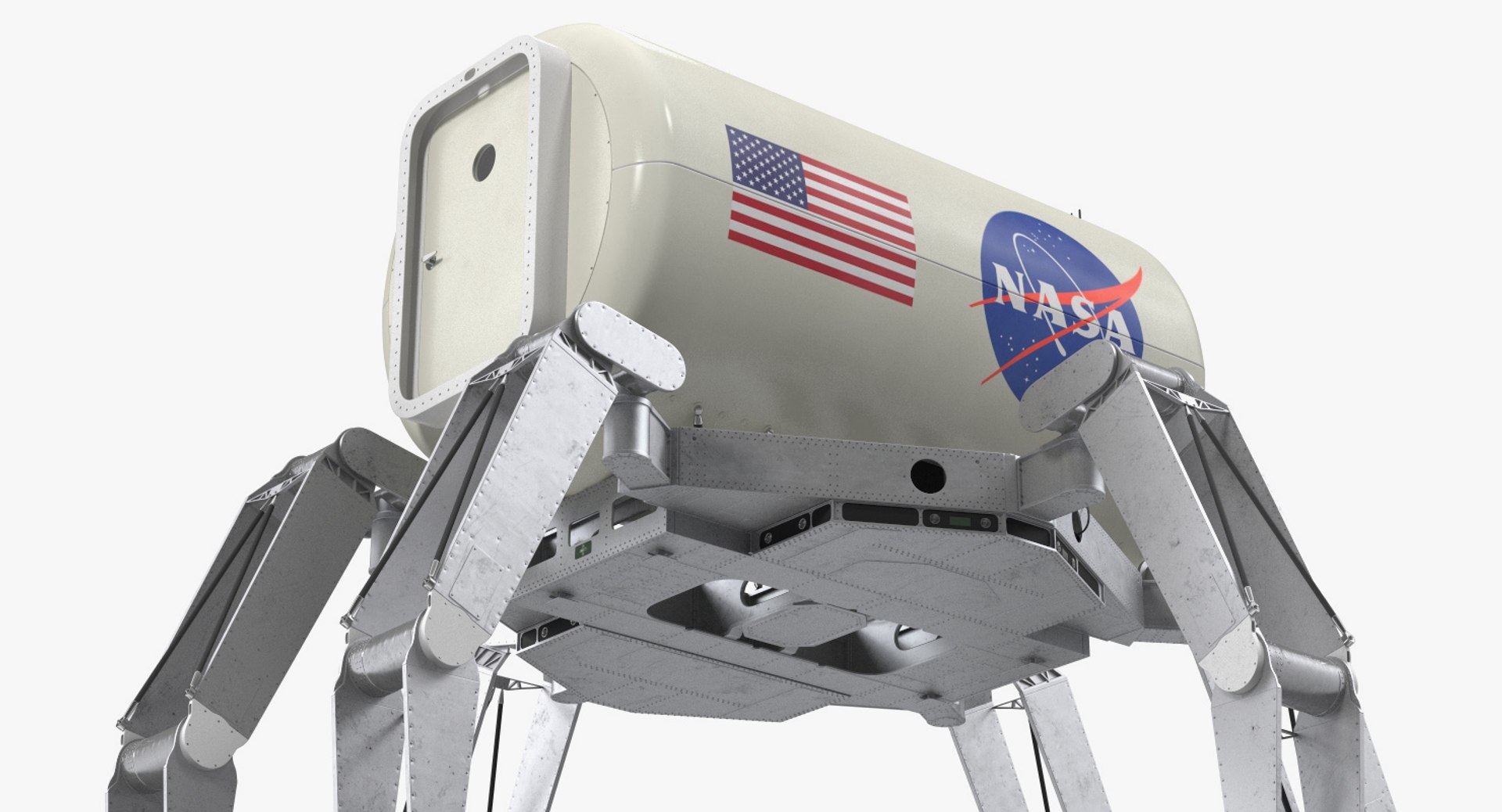 3D Model Nasa Athlete Lunar Rover - TurboSquid 1318090